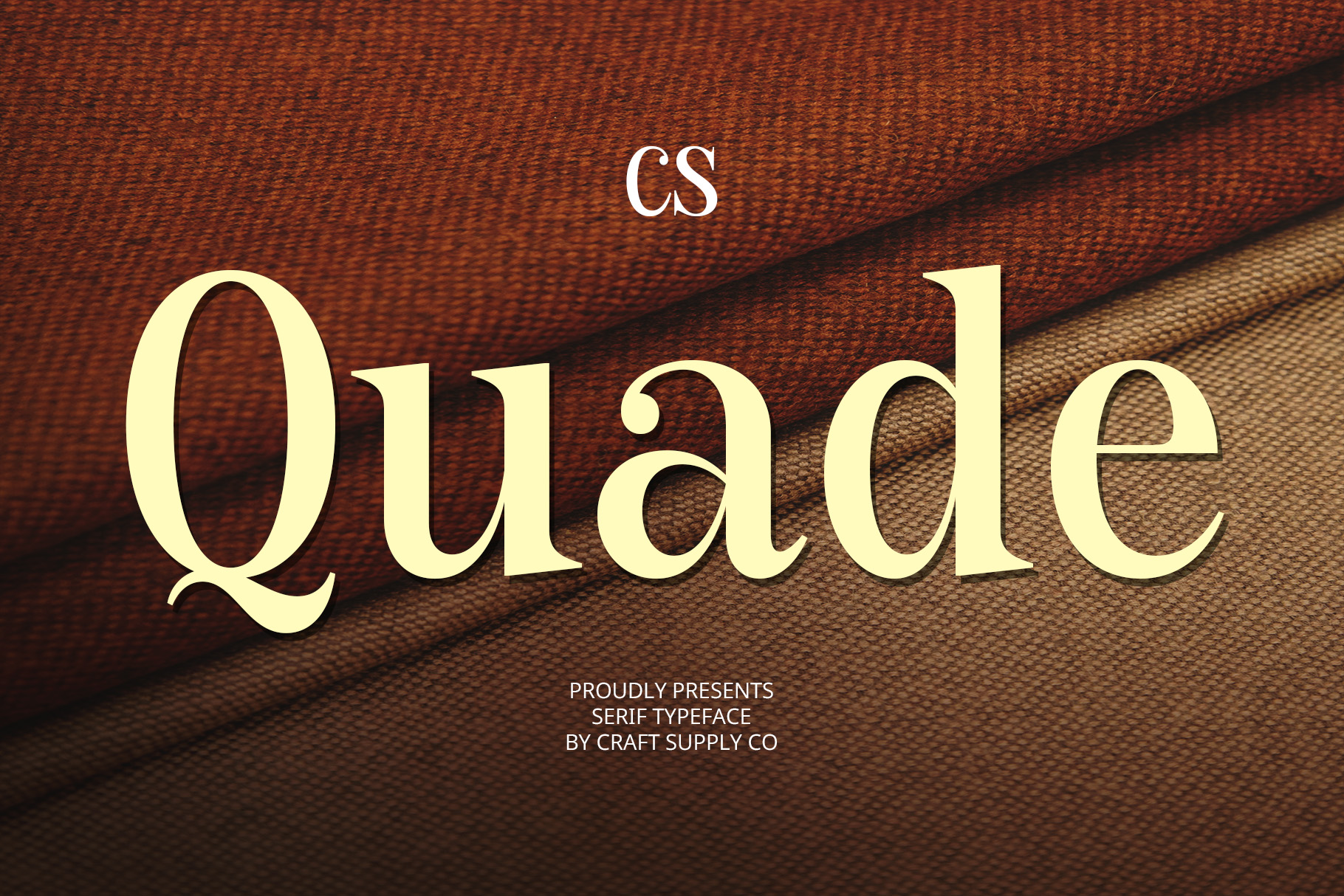 CS Quade Font: Timeless Sophistication with Modern Grace - Craft Supply Co