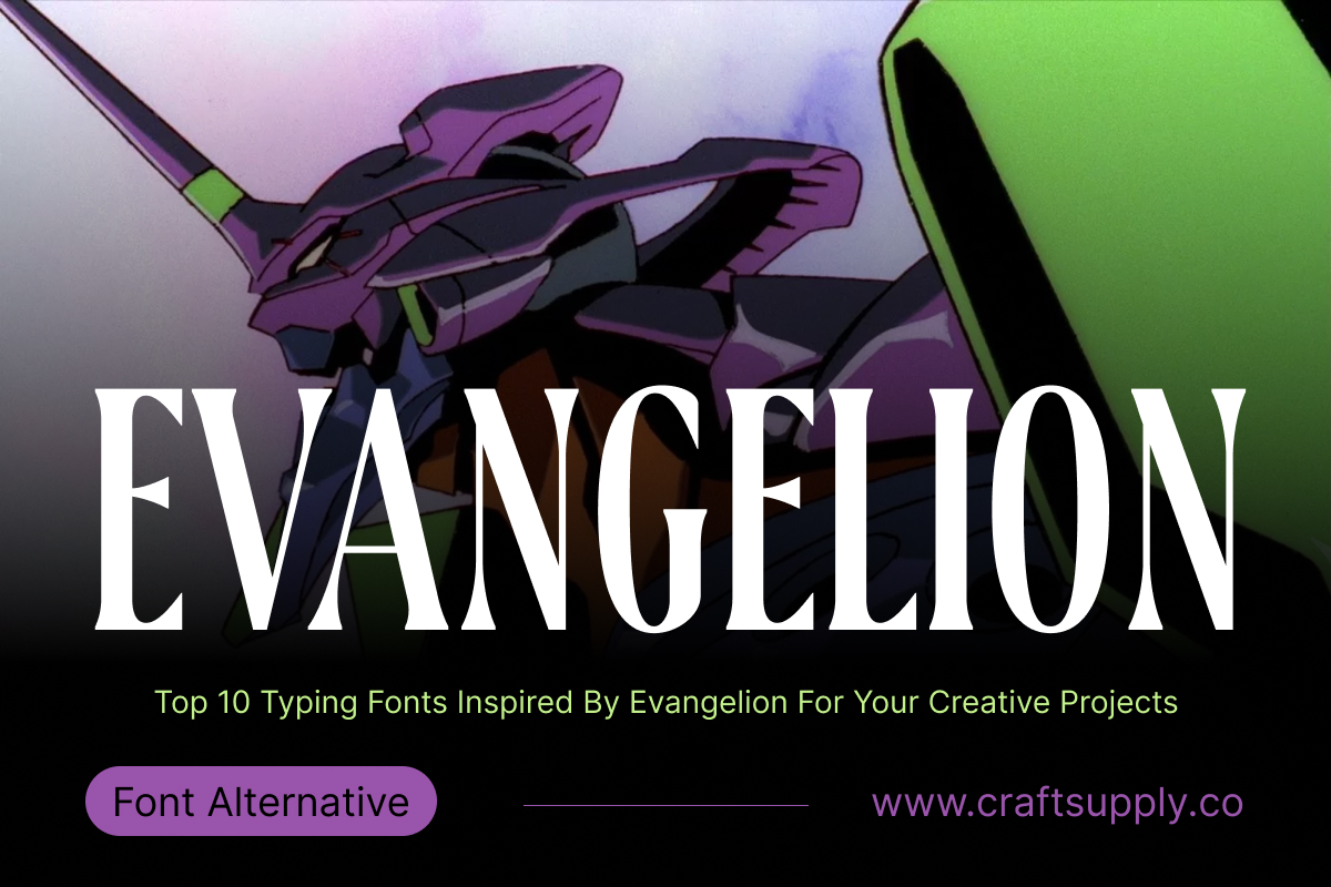 Top 10 Typing Fonts Inspired by Evangelion for Your Creative Projects
