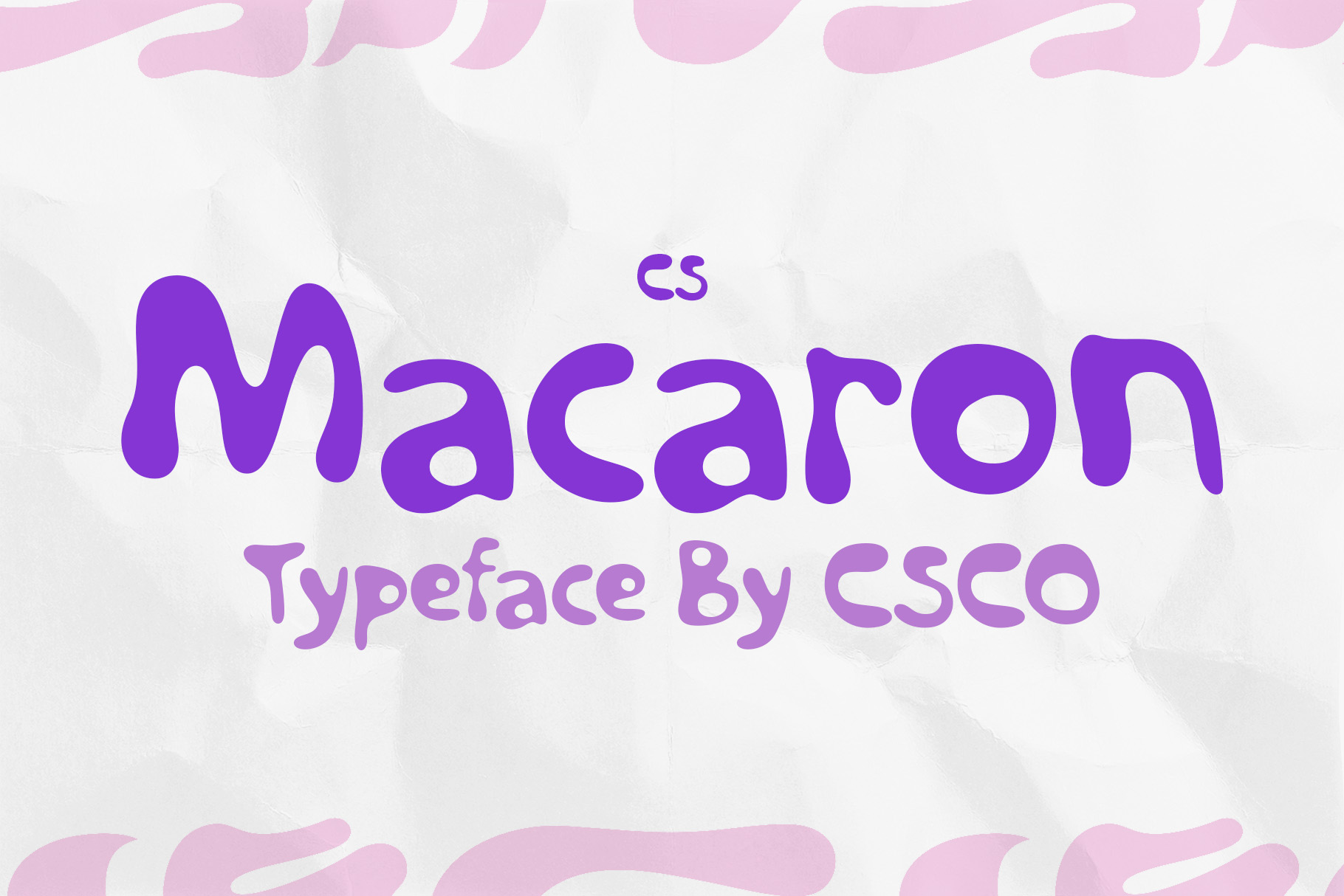 CS Macaron Font: A Playful and Funky Bubble Font - Craft Supply Co