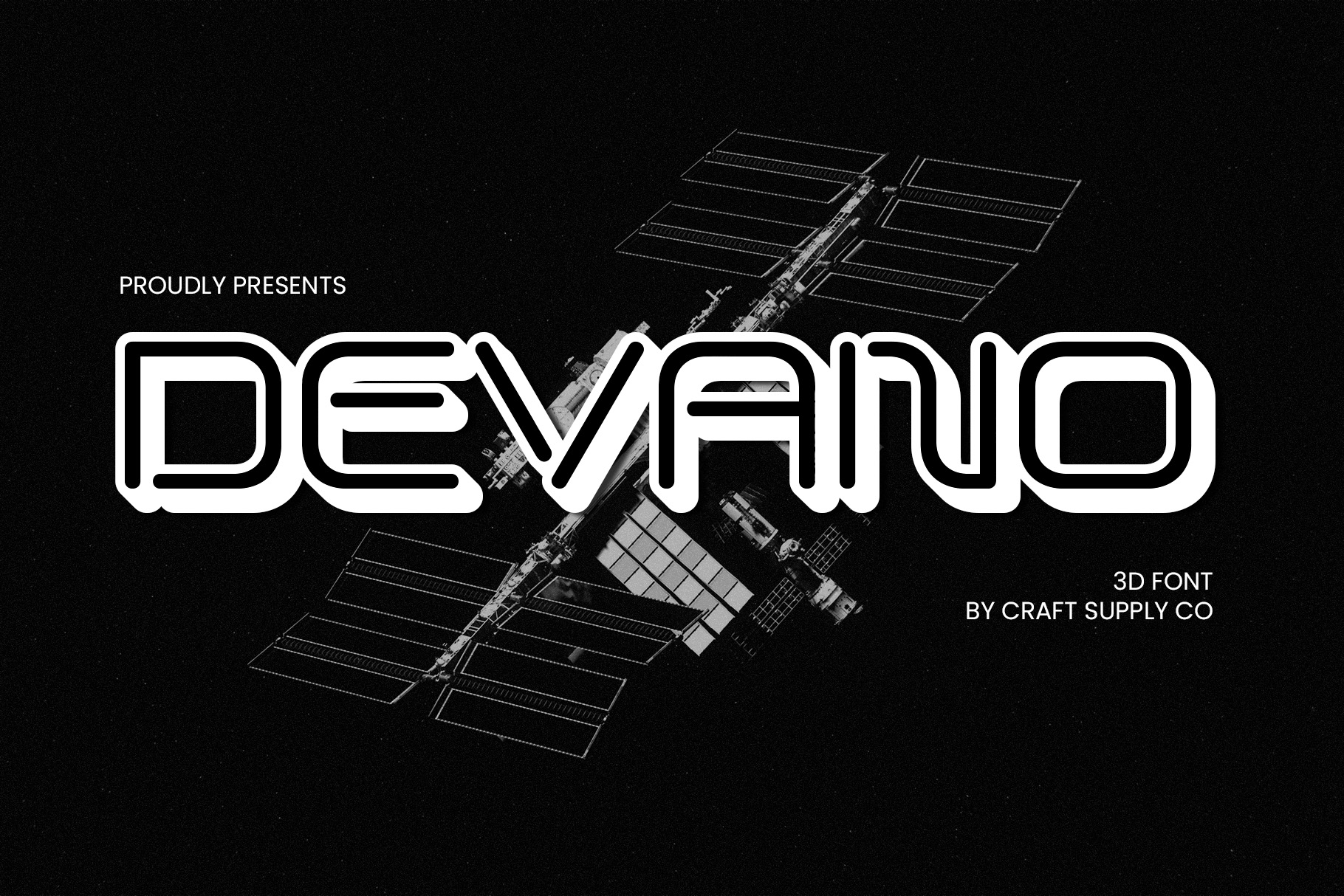 Devano 3D Font: A Bold Vision of the Future - Craft Supply Co