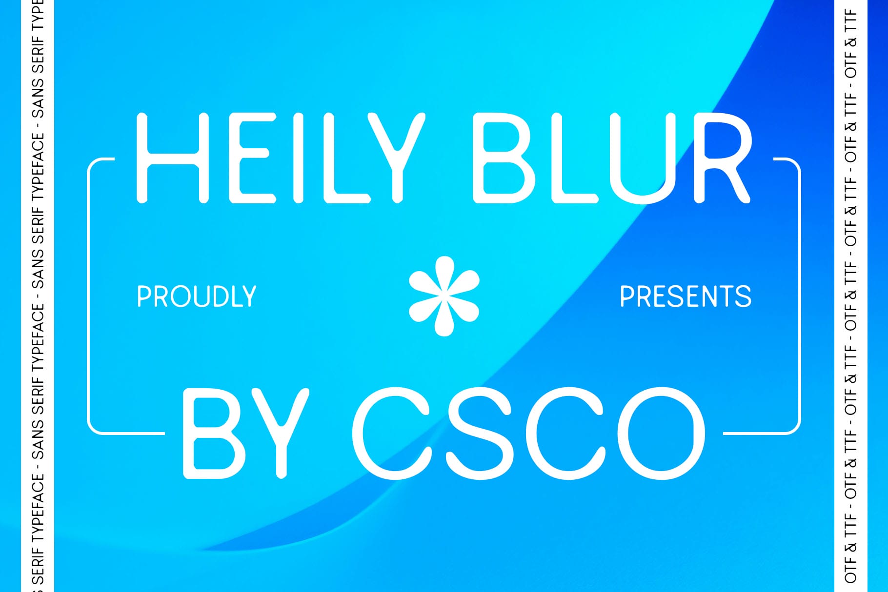 Heily Blur Font: A Bold Fusion of Clarity and Distortion - Craft Supply Co