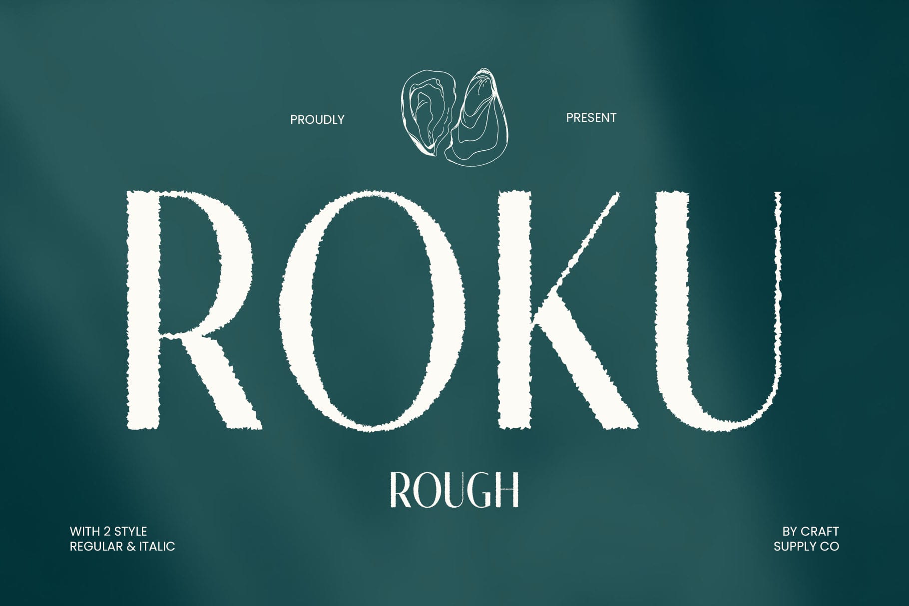 Roku Rough Font: A Fusion of Minimalism and Texture - Craft Supply Co