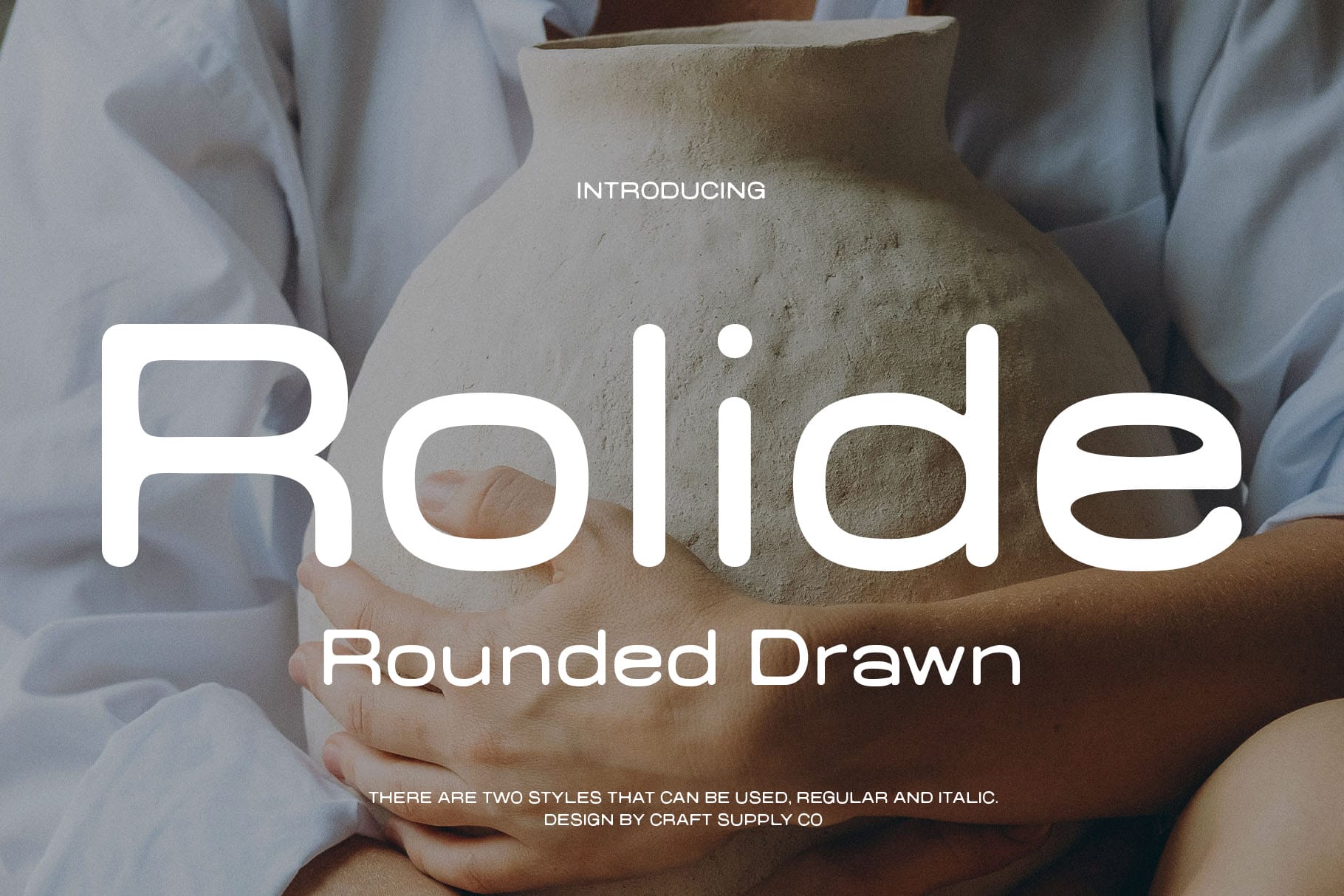 Rolide Rounded Drawn: Wide Sans-Serif with a Hand-Drawn Edge - Craft Supply Co
