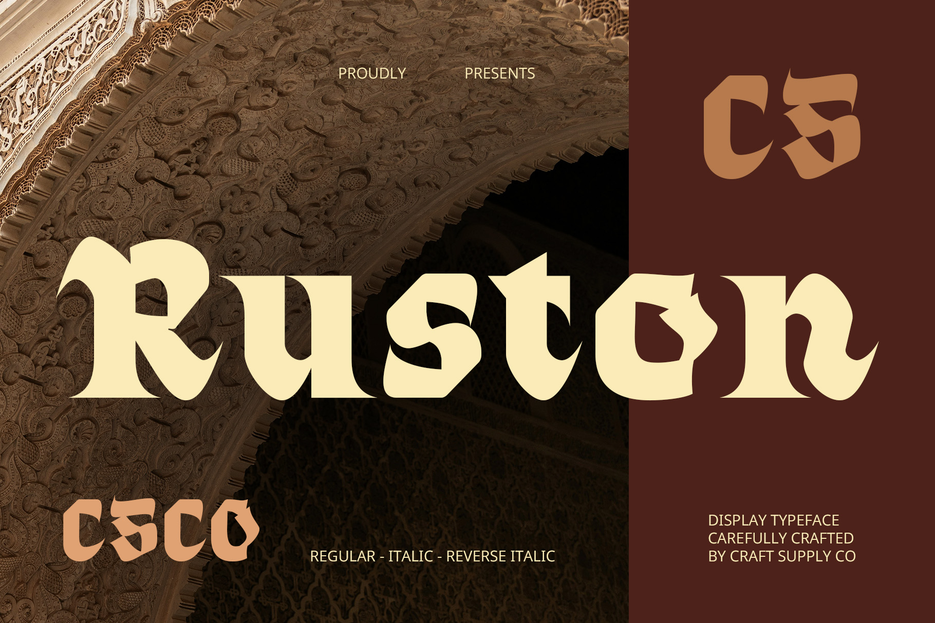 CS Ruston Font: Where Retro Energy Meets Artistic Flair - Craft Supply Co