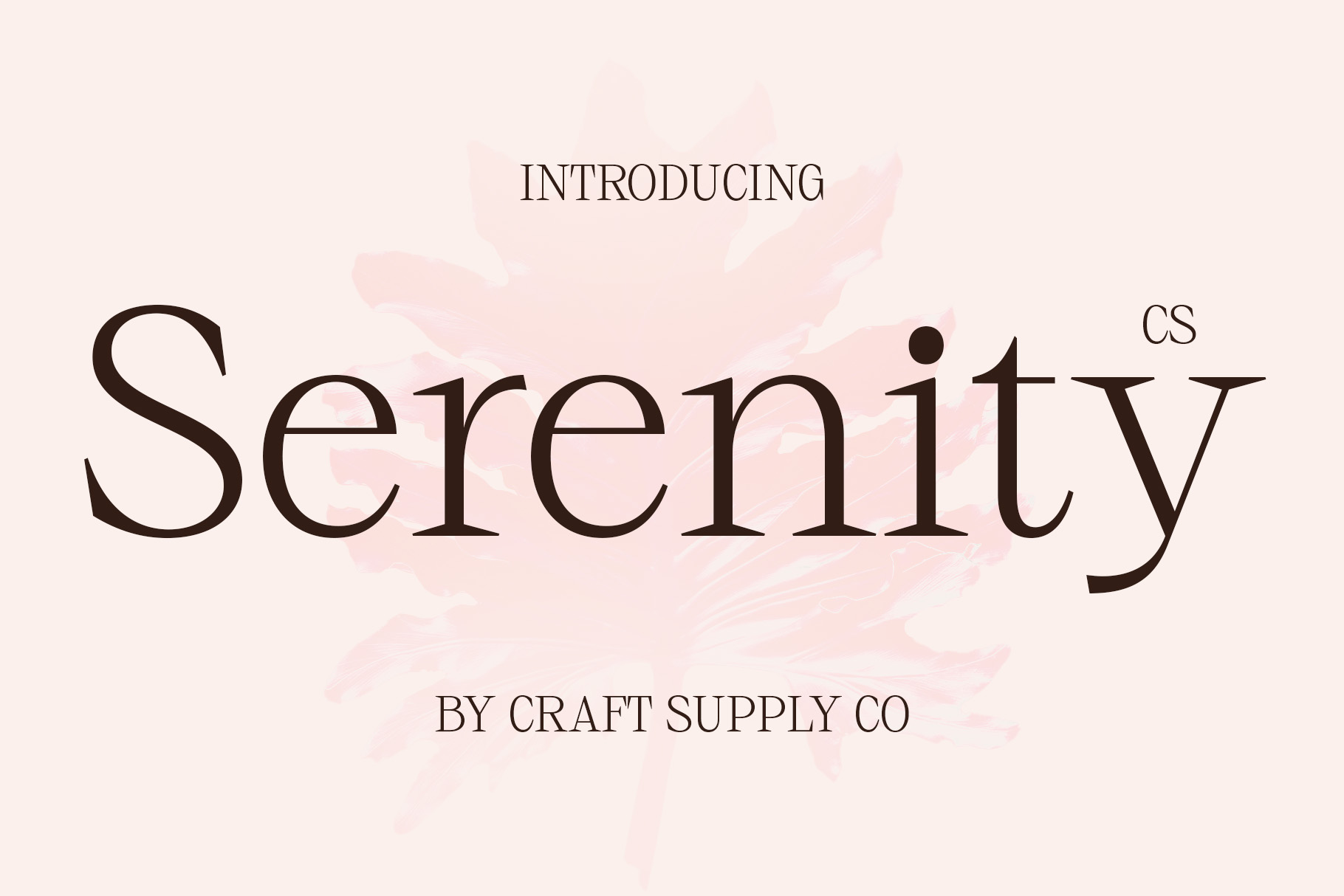CS Serenity Font: Refined Minimalism Meets Timeless Elegance - Craft ...