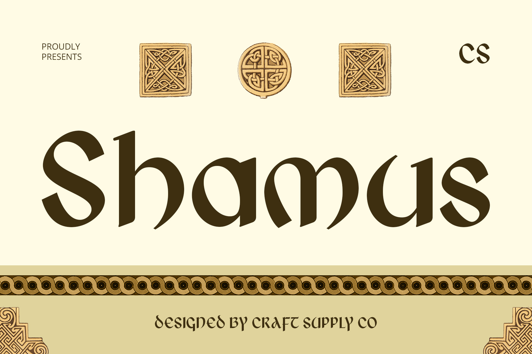 CS Shamus Font: A Nod to the Past, with Timeless Elegance - Craft Supply Co