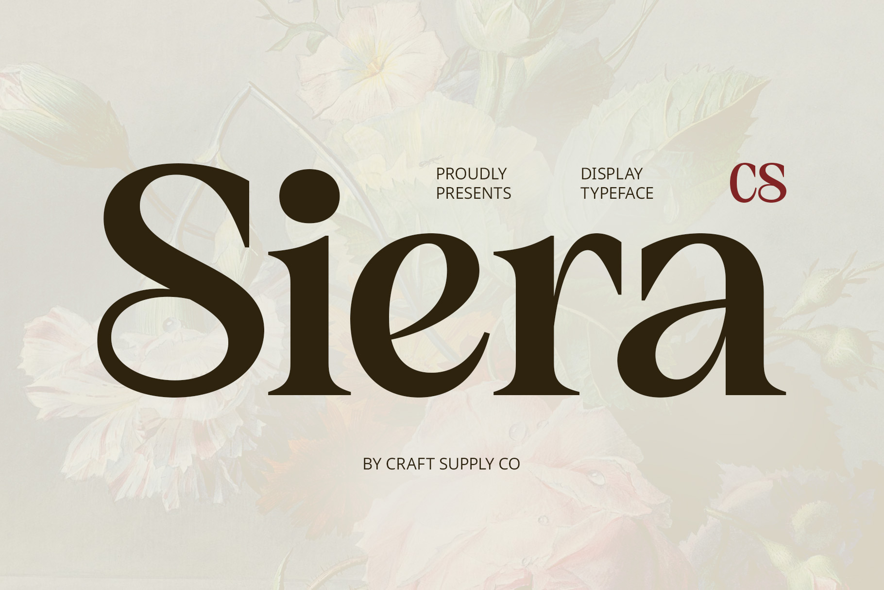 CS Siera Font: Elegance Meets Artistic Flourish - Craft Supply Co