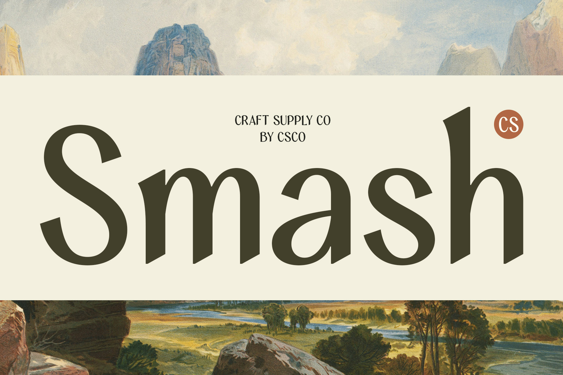 CS Smash Font: Modern Elegance with Timeless Charm - Craft Supply Co
