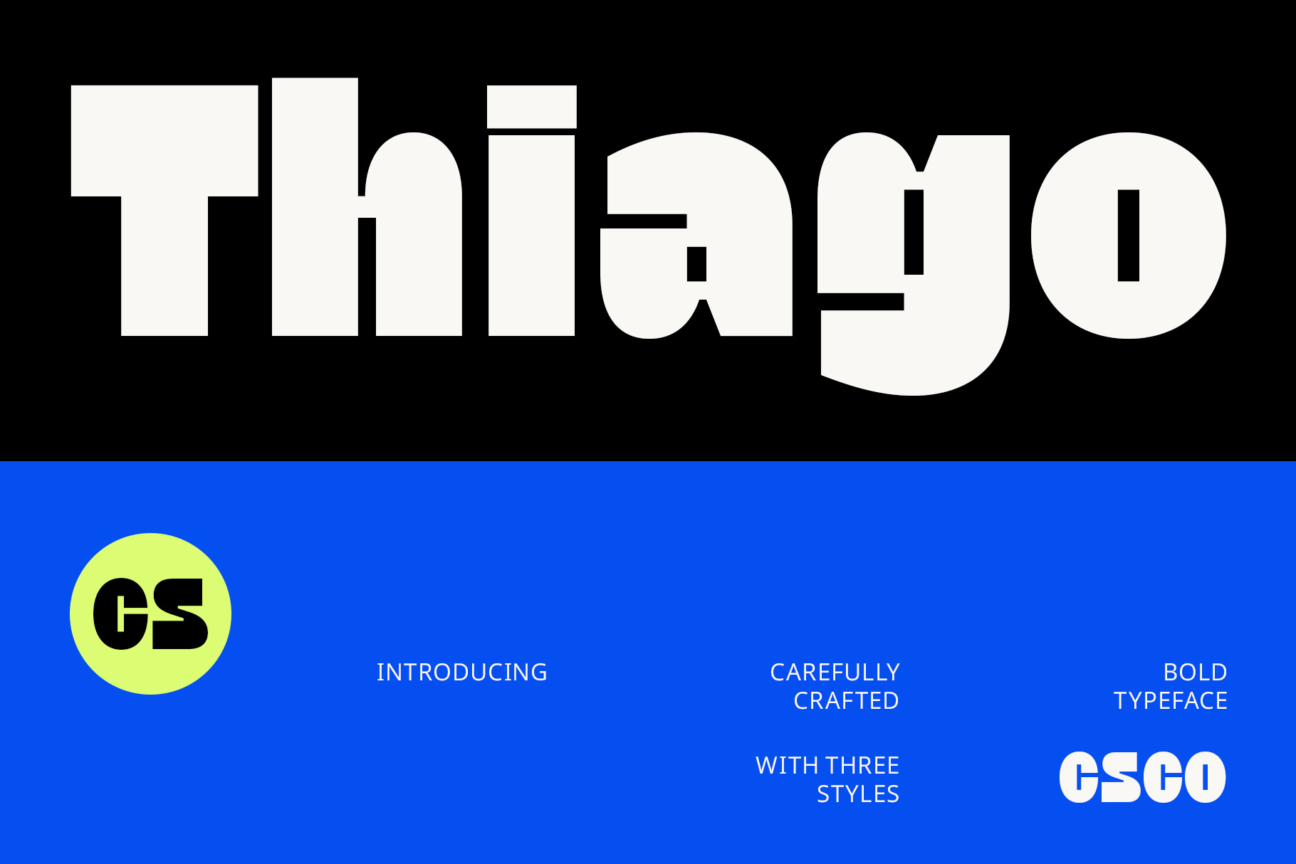 CS Thiago Font: Bold Energy with Funky Flair - Craft Supply Co