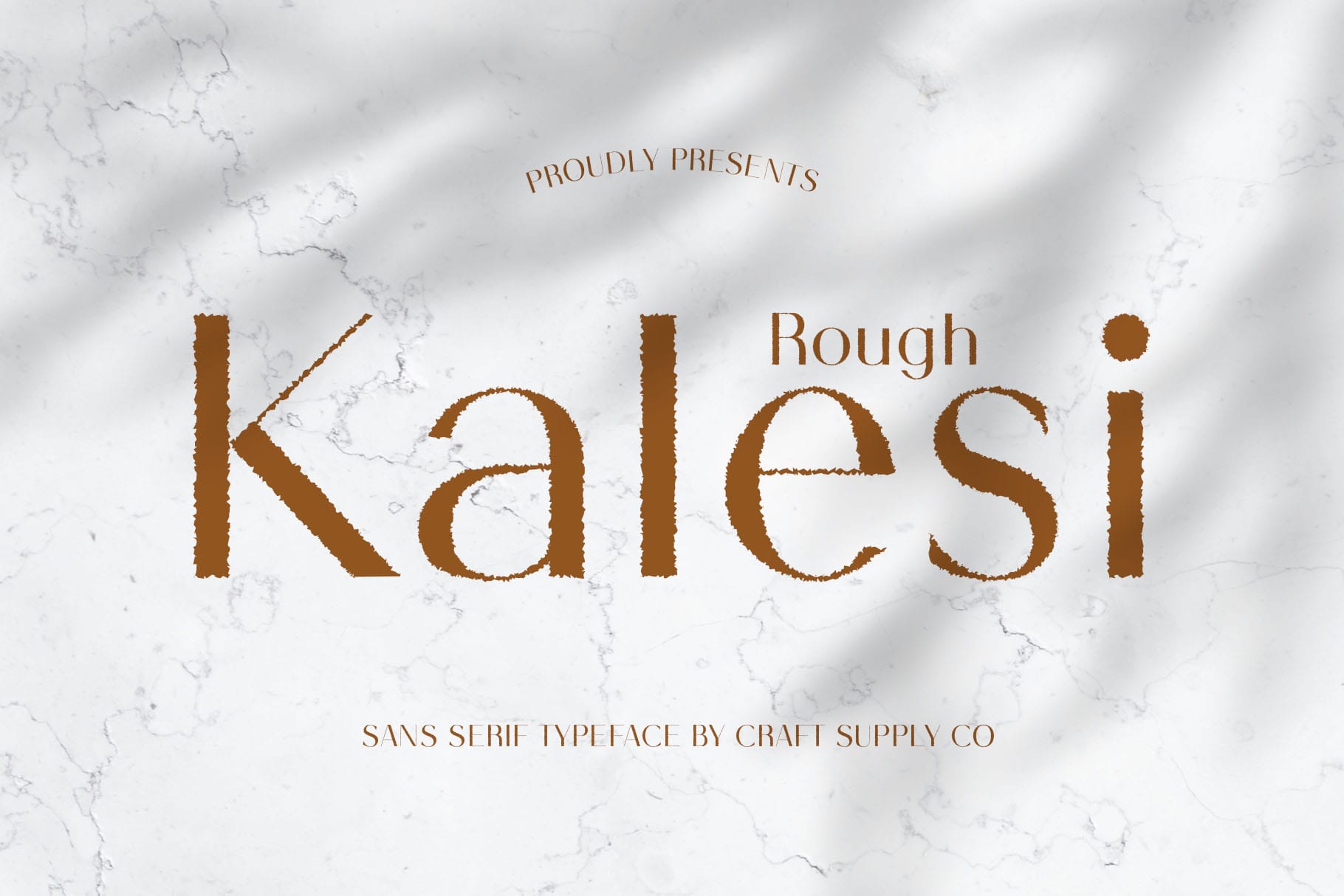 Kalesi Rough Font: Refined Structure with Minimalist Aesthetic - Craft ...