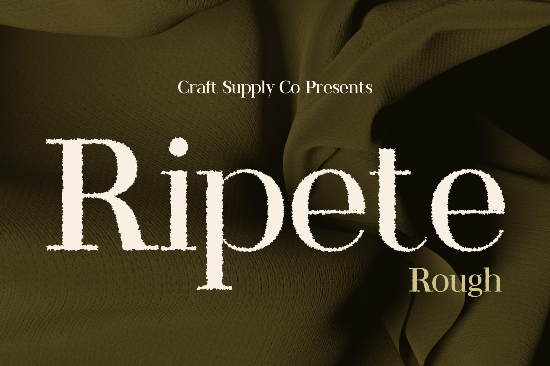Ripete Rough Font: Timeless Elegance with Vintage Texture - Craft Supply Co