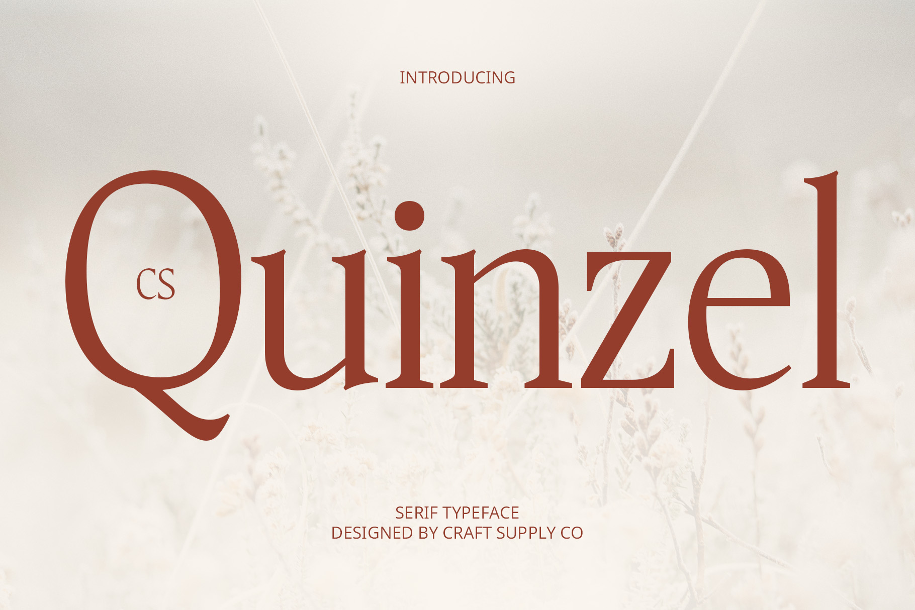 CS Quinzel Font: Timeless Elegance with Modern Precision - Craft Supply Co
