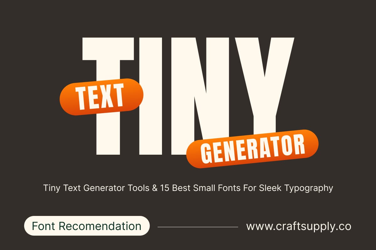 Tiny Text Generator Tools & 15 Best Small Fonts for Sleek Typography