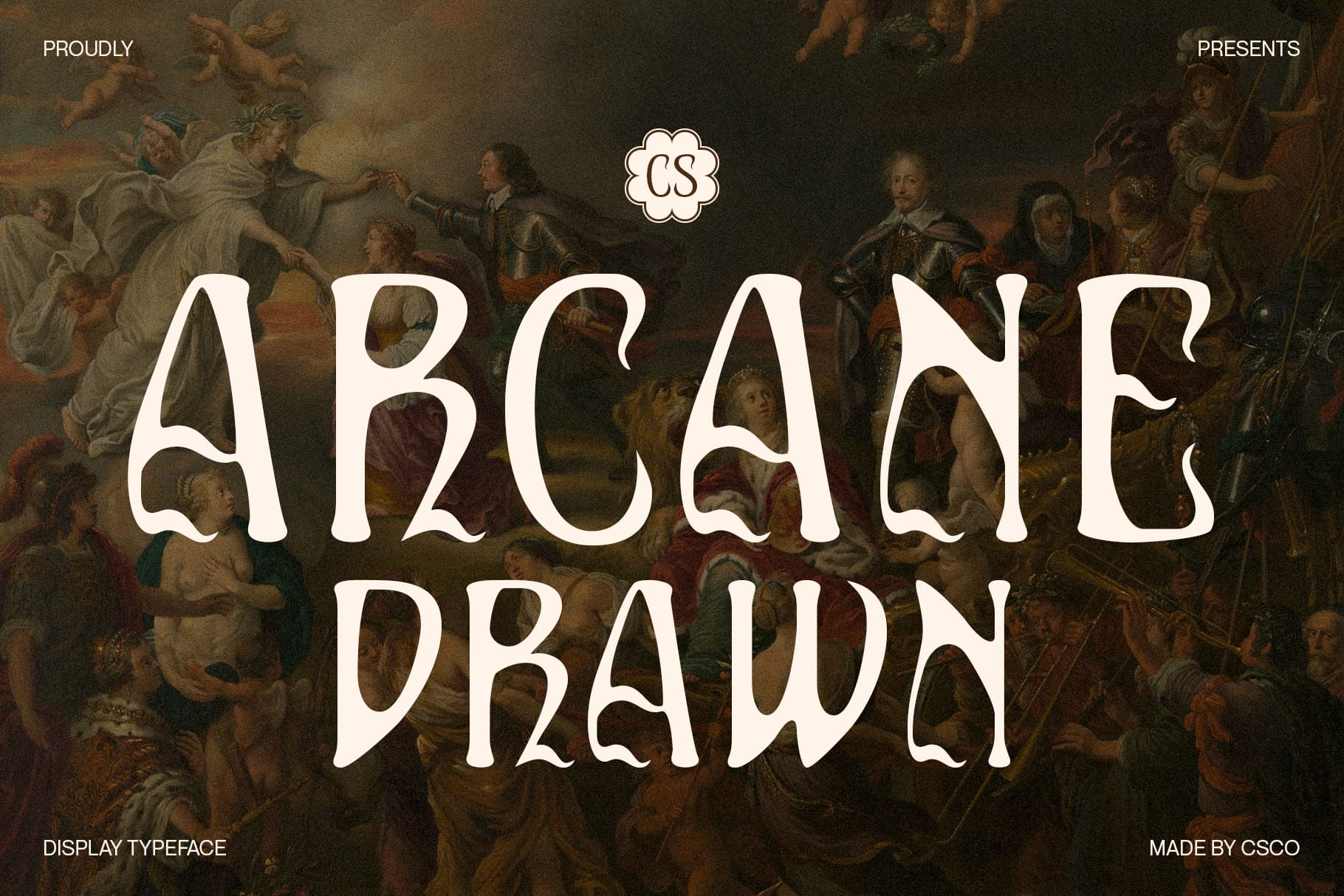 CS Arcane Drawn: A Decorative Serif with Artistic Flair - Craft Supply Co
