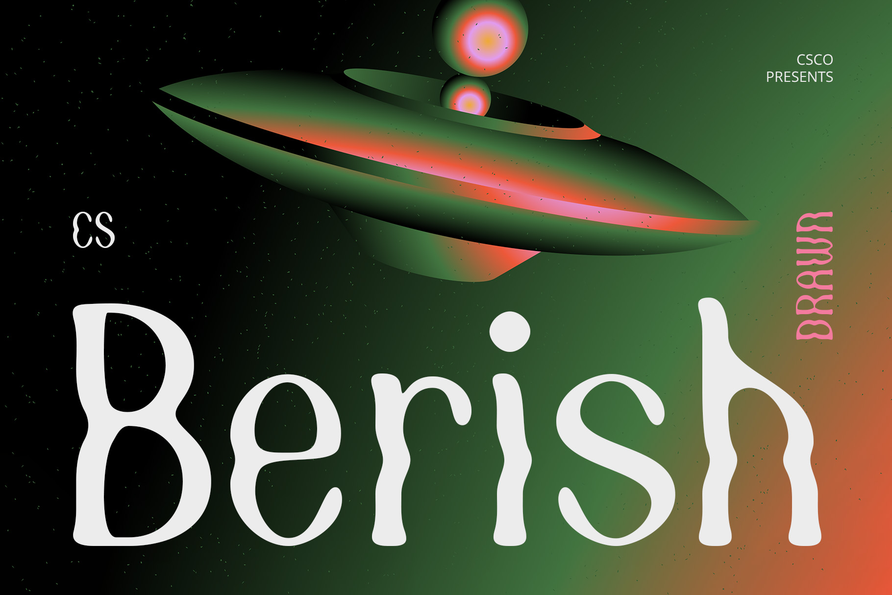 CS Berish Drawn: A Psychedelic Serif with Handcrafted Energy - Craft ...