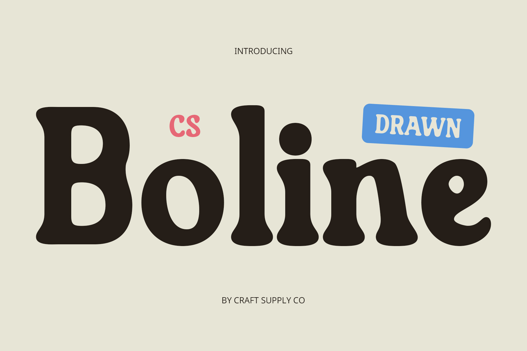 CS Boline Drawn: Bold Retro Serif with a Handcrafted Twist - Craft ...