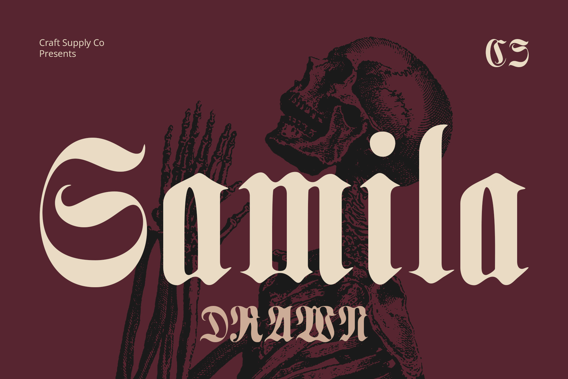 CS Gamila Drawn: Gothic Drama with a Handcrafted Edge - Craft Supply Co