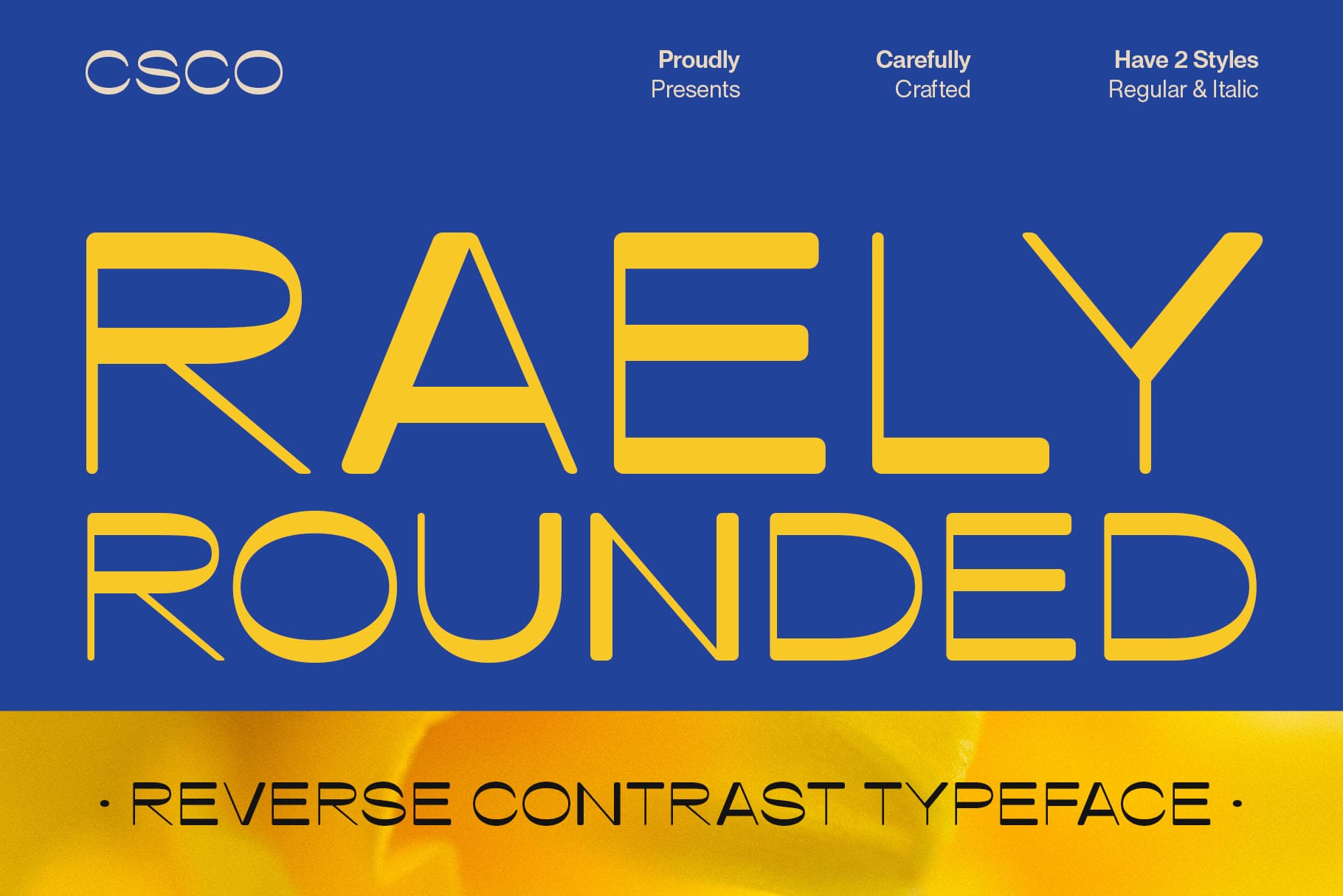 Raely Rounded Font: Retro Funk Meets Modern Elegance - Craft Supply Co