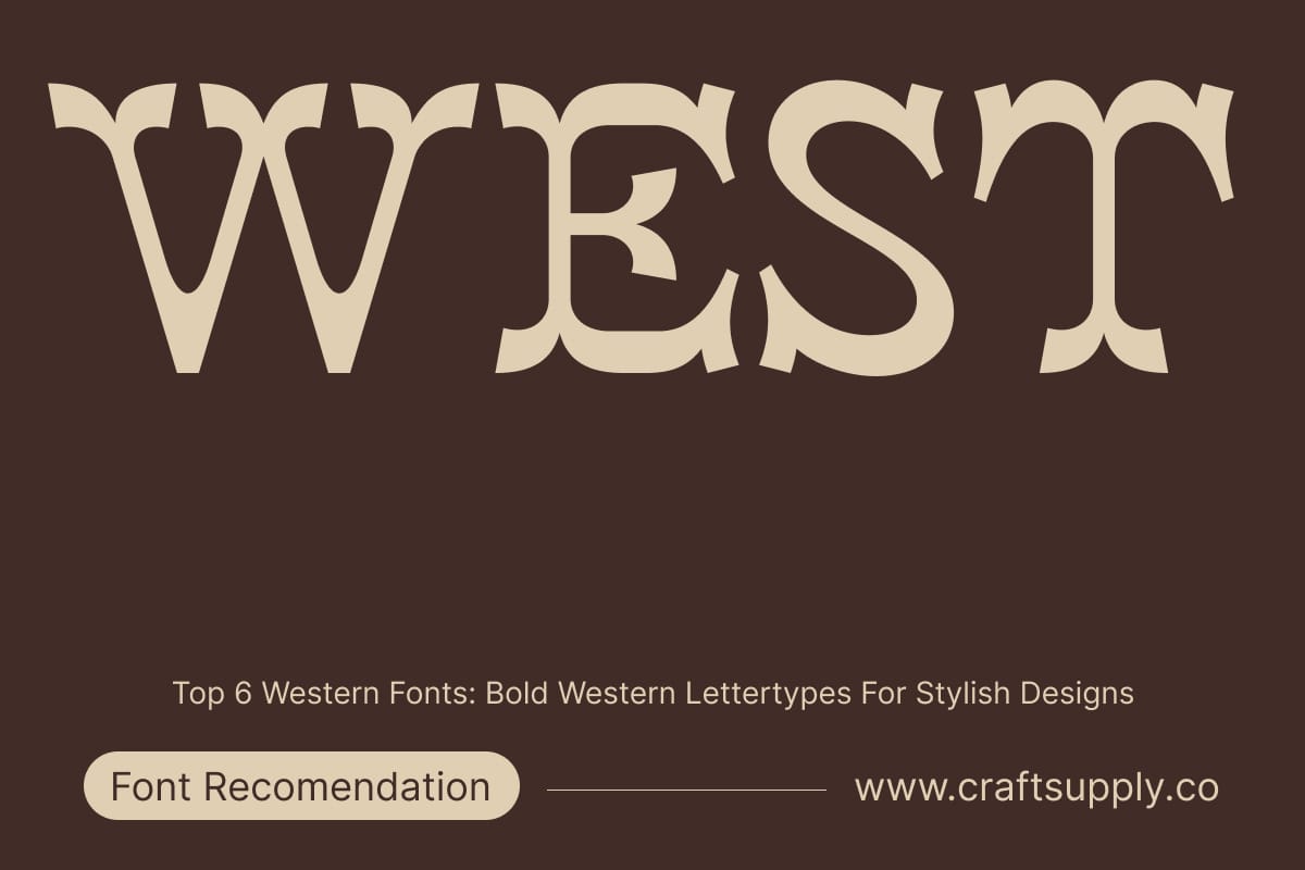 Top 6 Western Fonts: Bold Western Lettertypes for Stylish Designs ...