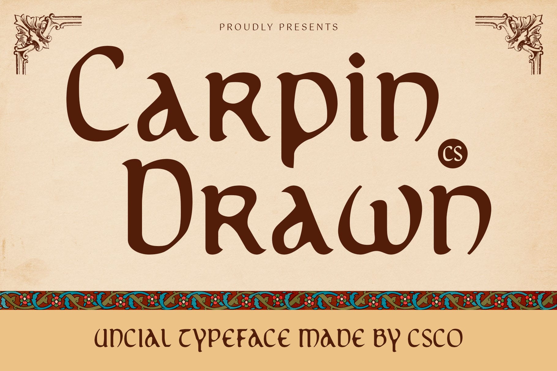 CS Carpin Drawn: Ancient Elegance with a Handcrafted Soul - Craft Supply Co