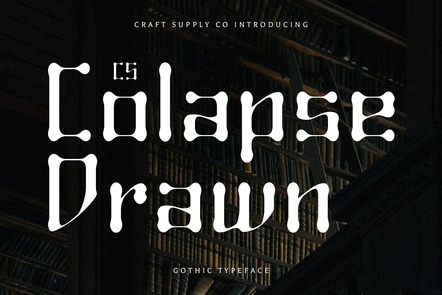 CS Colapse Drawn: Dark Gothic Meets Hand-Drawn Expression - Craft Supply Co