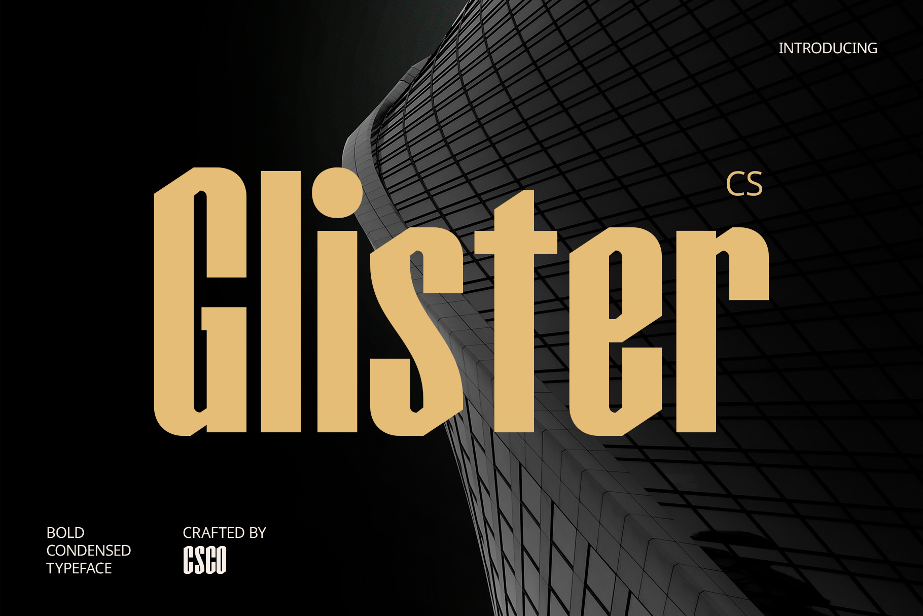 CS Glister Font: Bold Elegance with a Classic Twist - Craft Supply Co