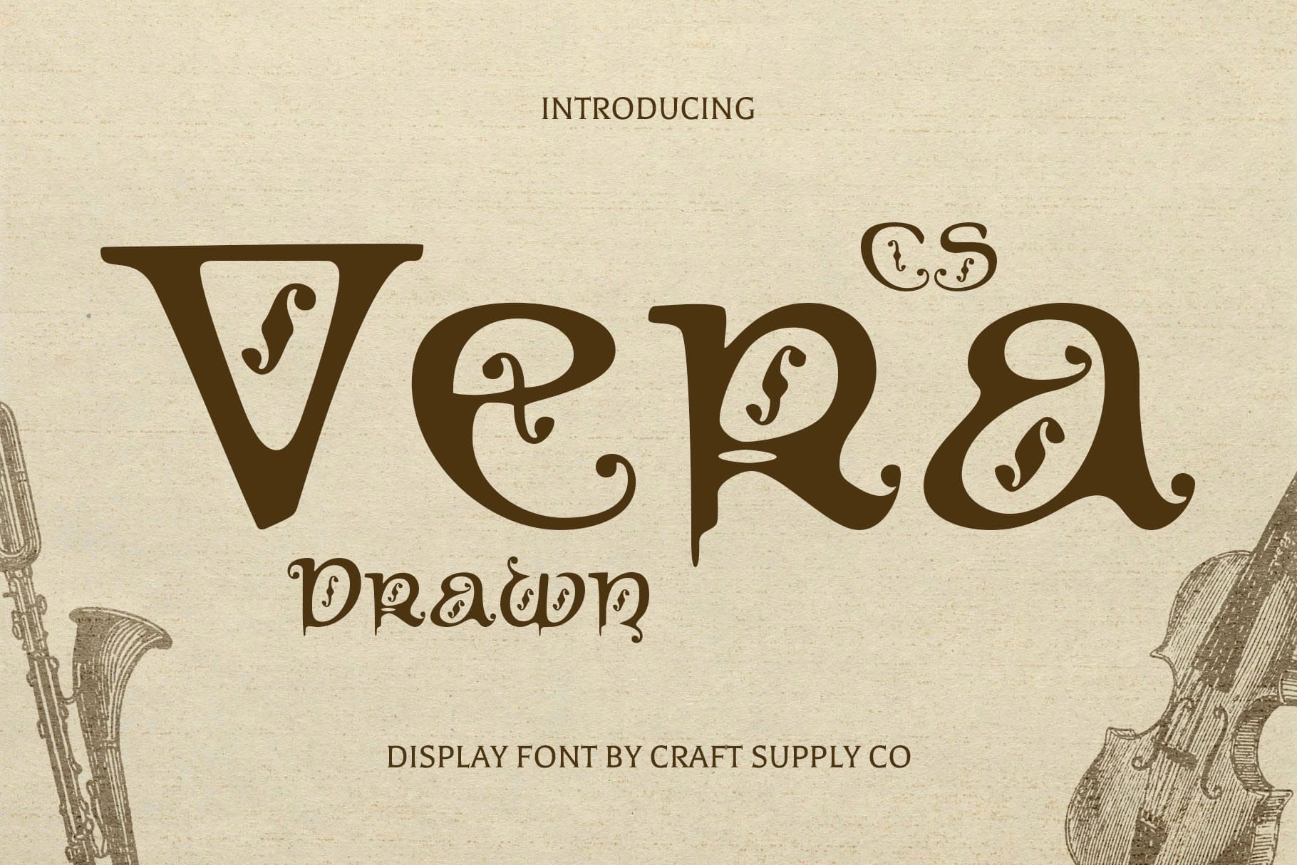 CS Vera Drawn: Feminine Grace in Uncial Elegance - Craft Supply Co