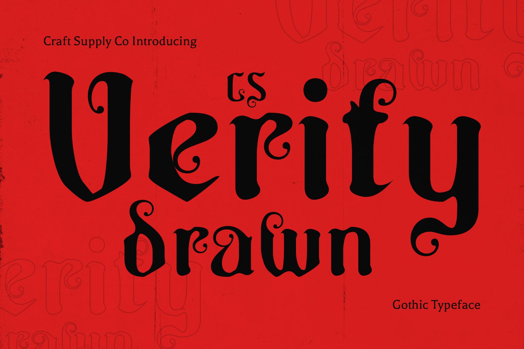 CS Verity Drawn: Ornate Drama in Gothic Elegance - Craft Supply Co