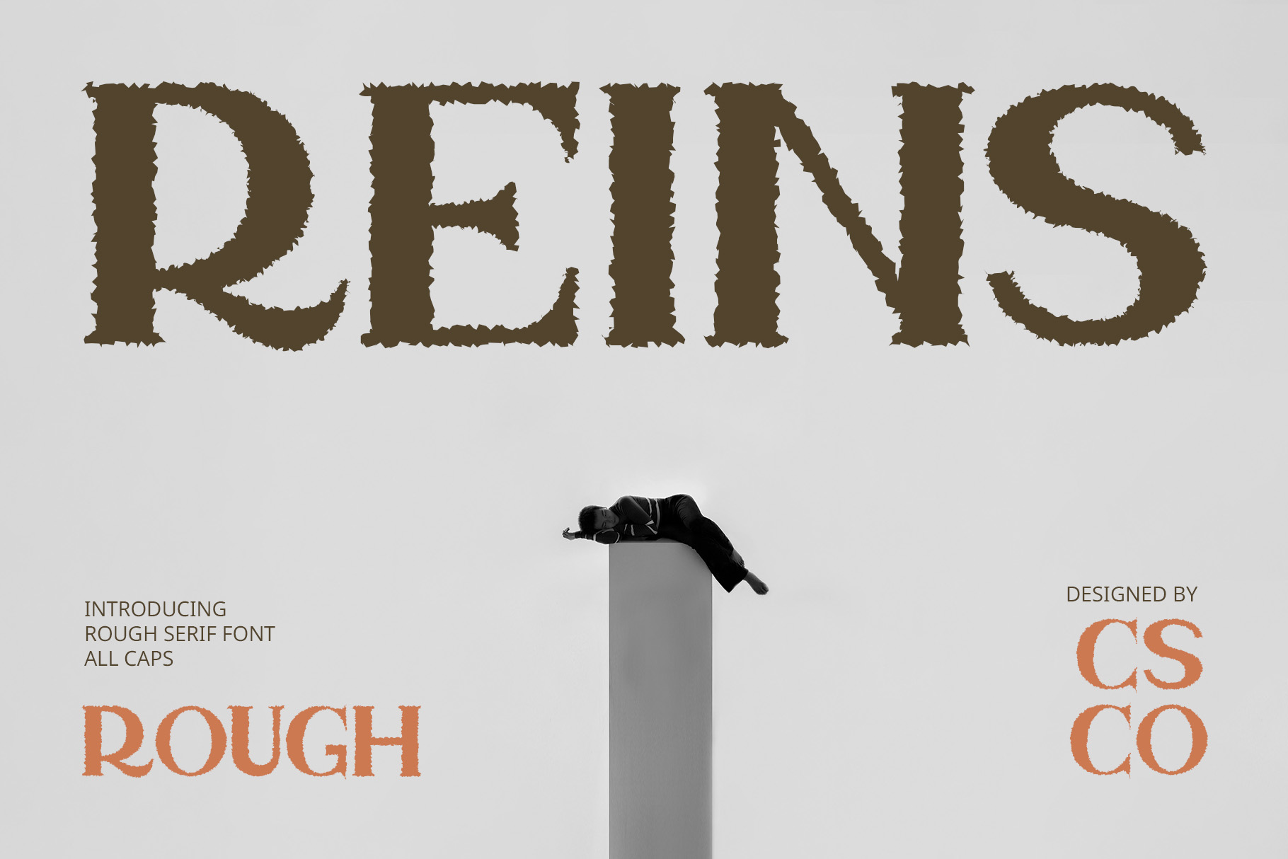 Reins Rough Font: Modern Grace with Textured Elegance - Craft Supply Co