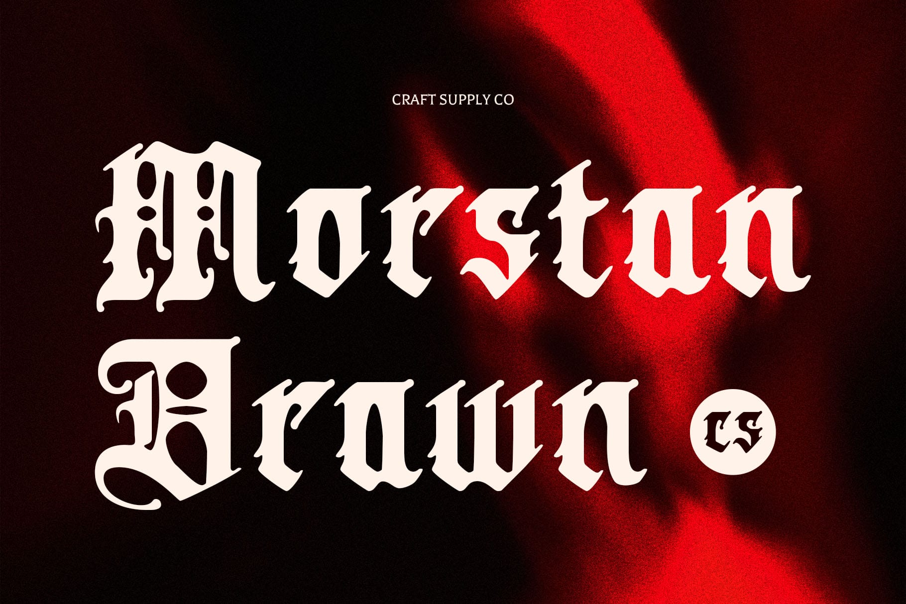 CS Morstan Drawn: Ornamental Old English Letterforms - Craft Supply Co
