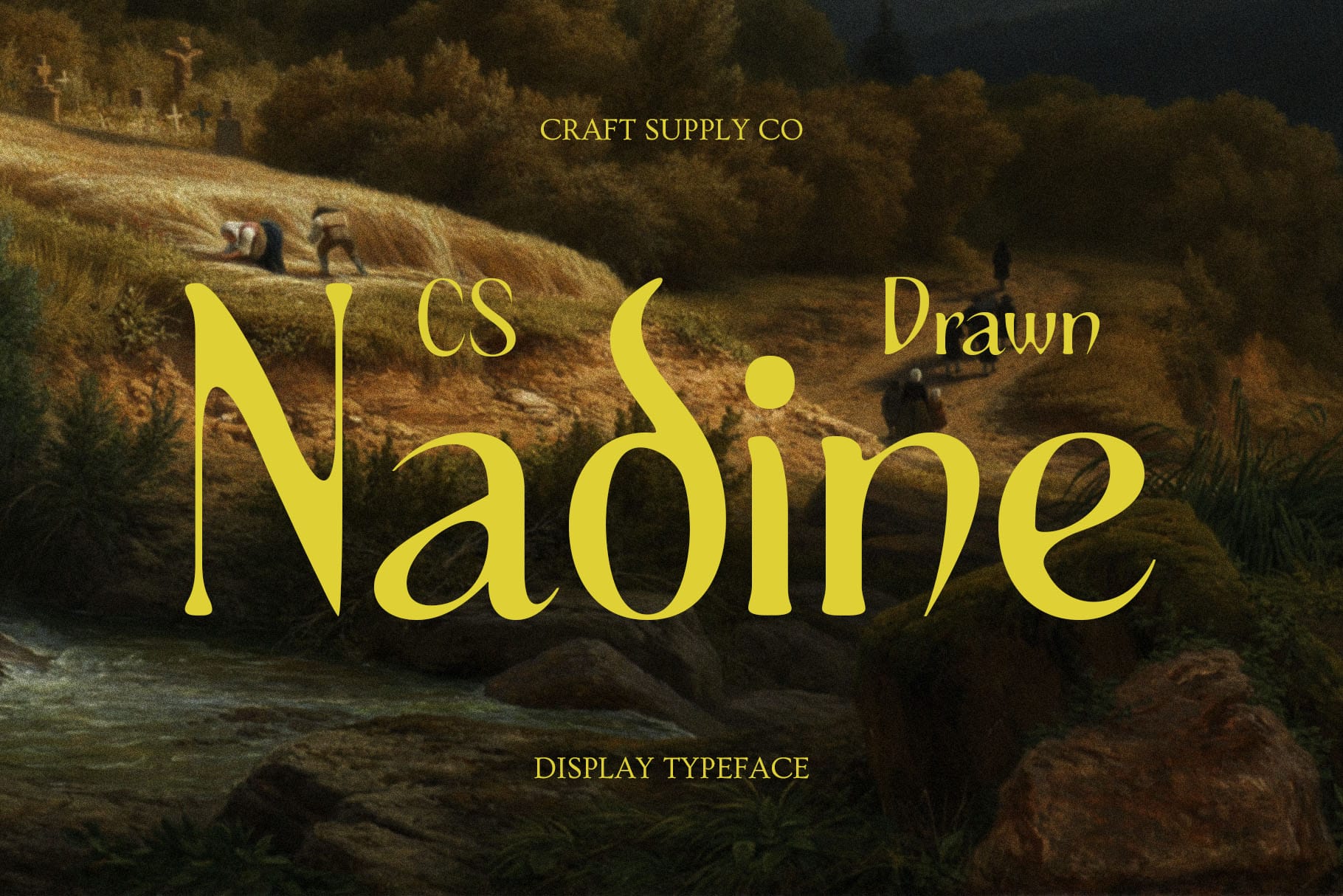 CS Nadine Drawn: Elegant Serif with Handmade Character - Craft Supply Co