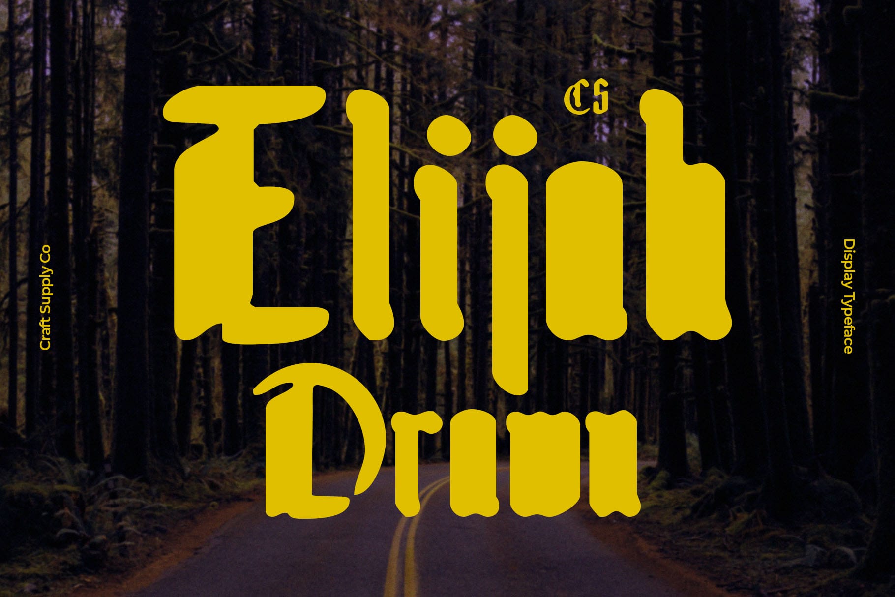 CS Elijah Drawn – Gothic Handcrafted Display Font