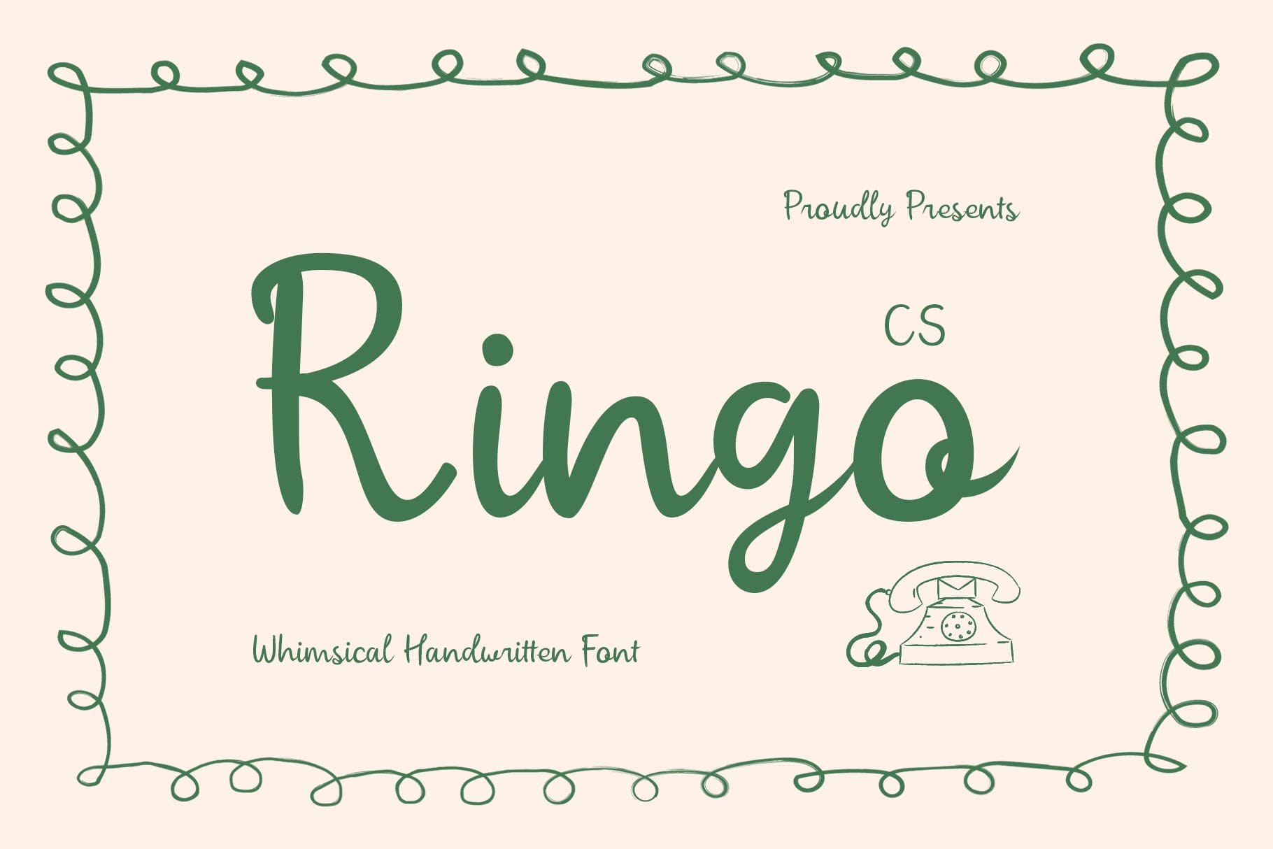 CS Ringo – Handwritten Script Font