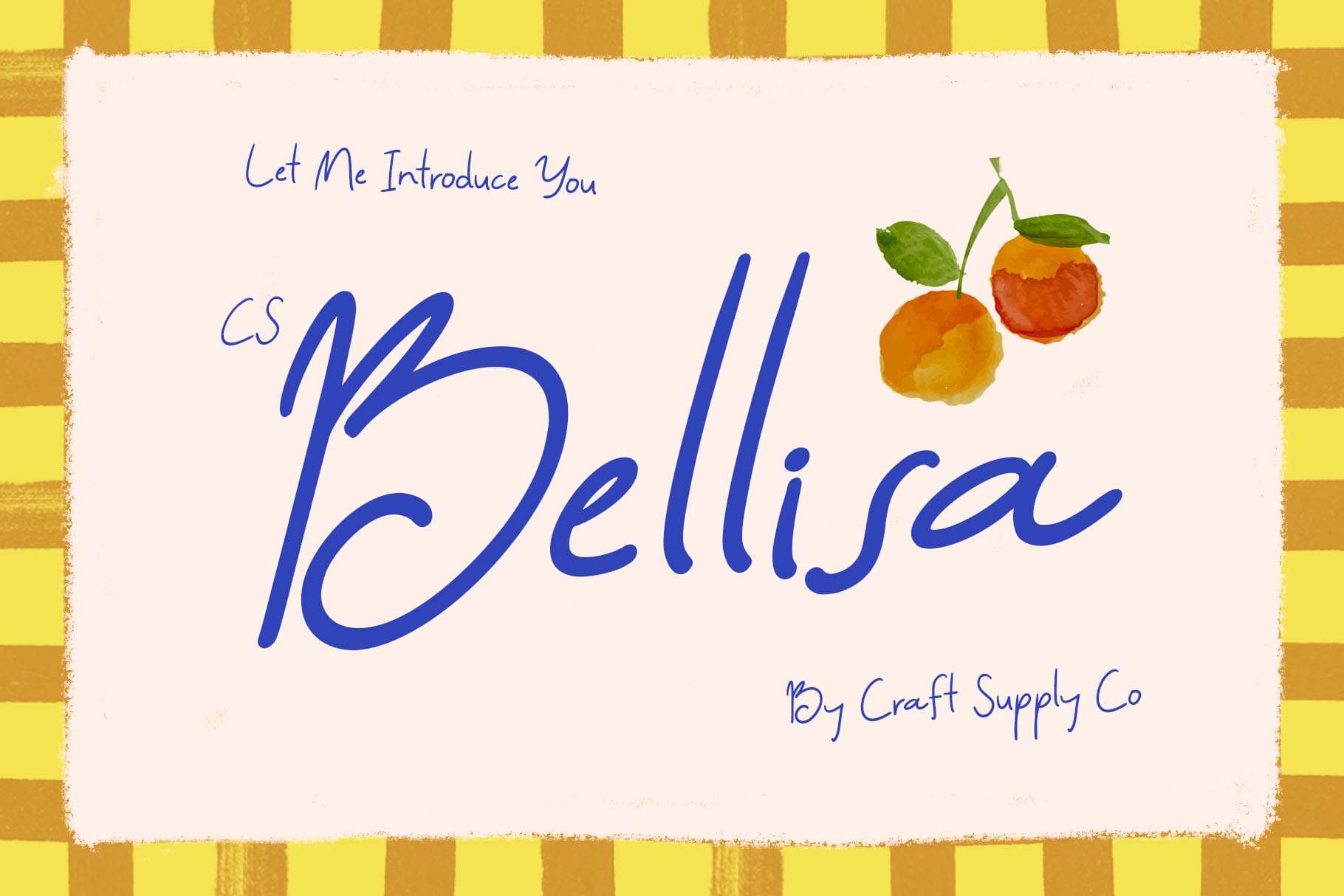 CS Bellisa – Friendly Handwritten Font
