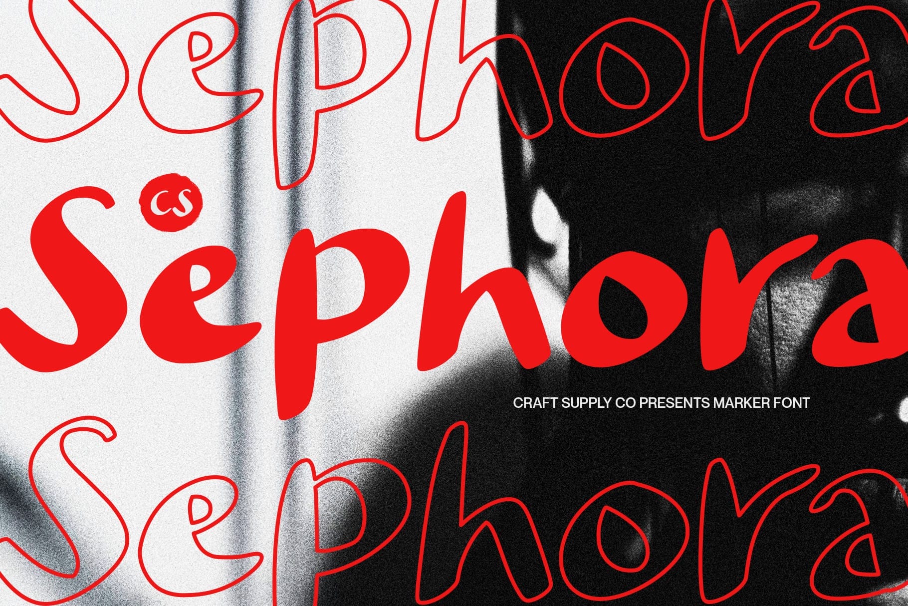 CS Sephora – Handwritten Marker Sans Serif Font