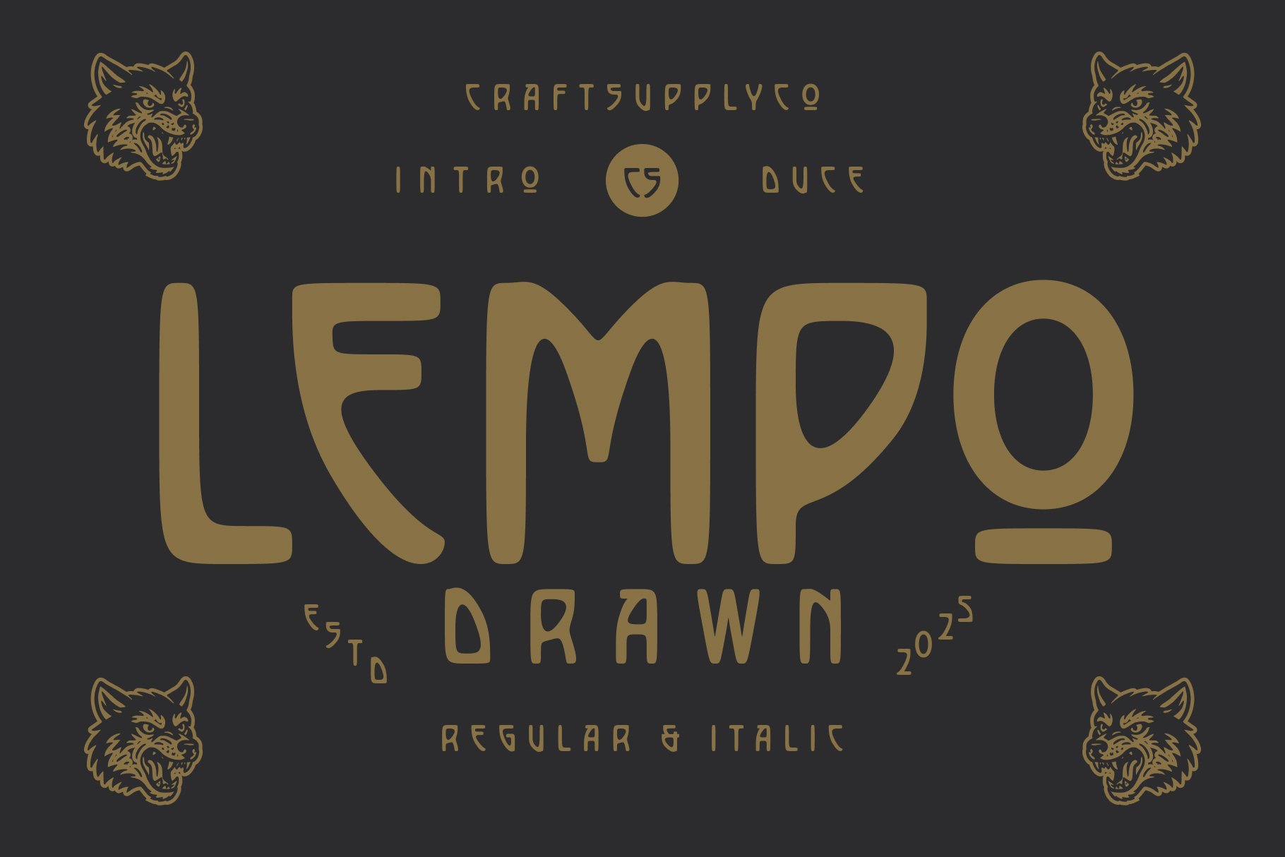 CS Lempo Drawn – Art Deco Font with Retro Charm