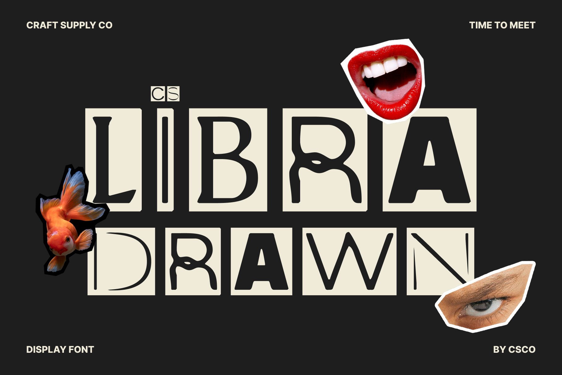 CS Libra Drawn – Chaotic Ransom Hand-Drawn Font