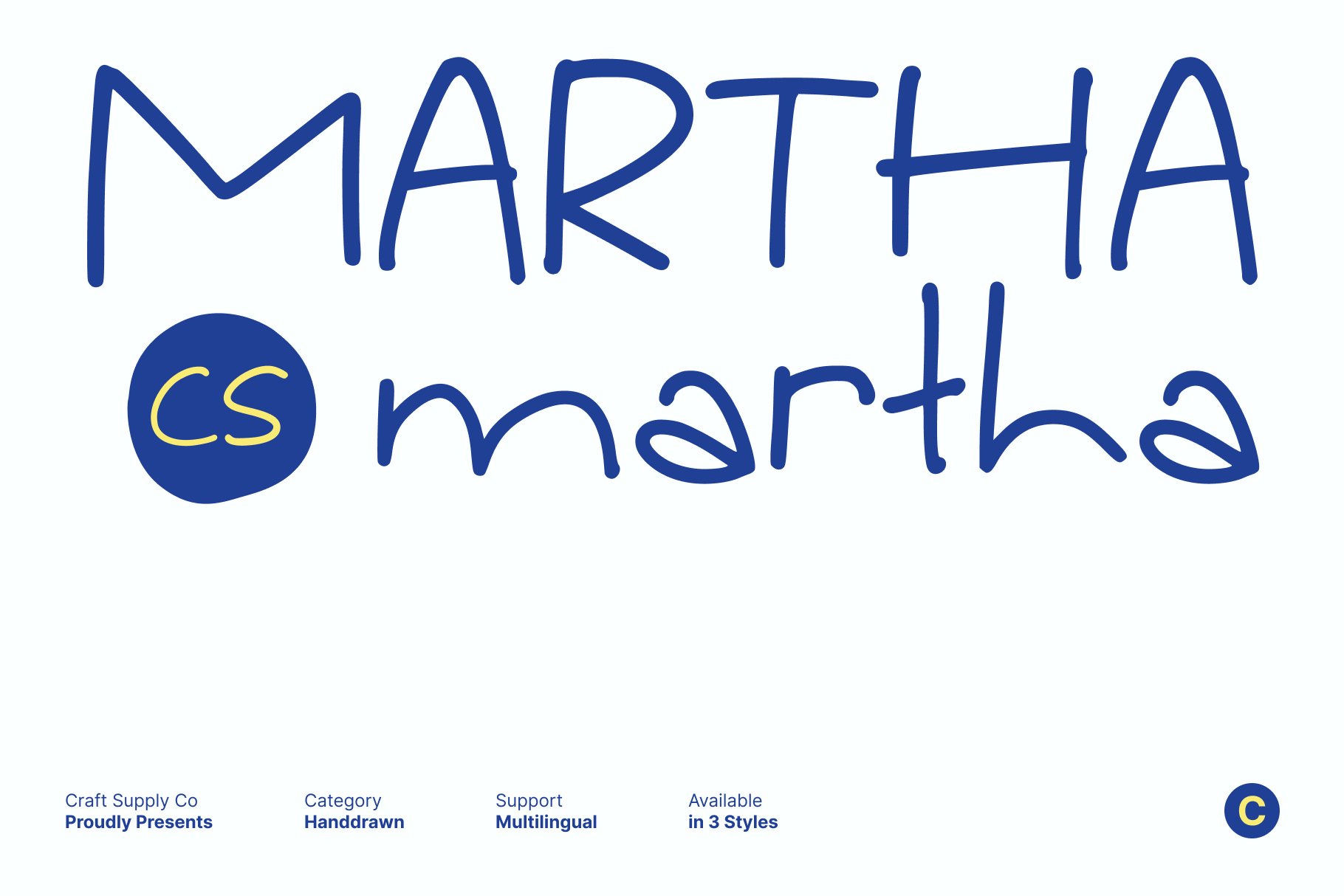 CS Martha – Fun & Expressive Handwritten Font
