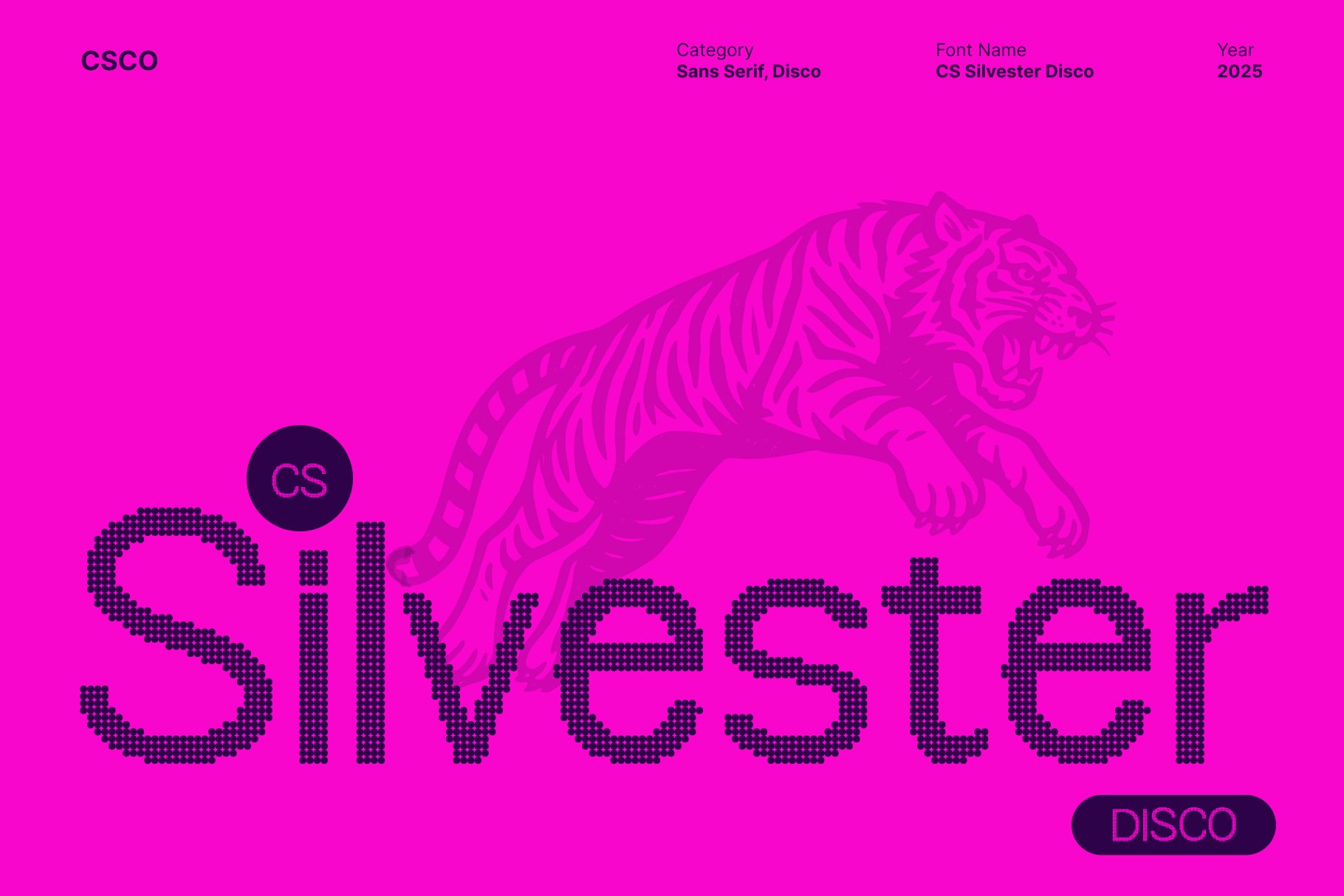 CS Silvester Disco – Modern Sans Serif with Glamorous Sparkle