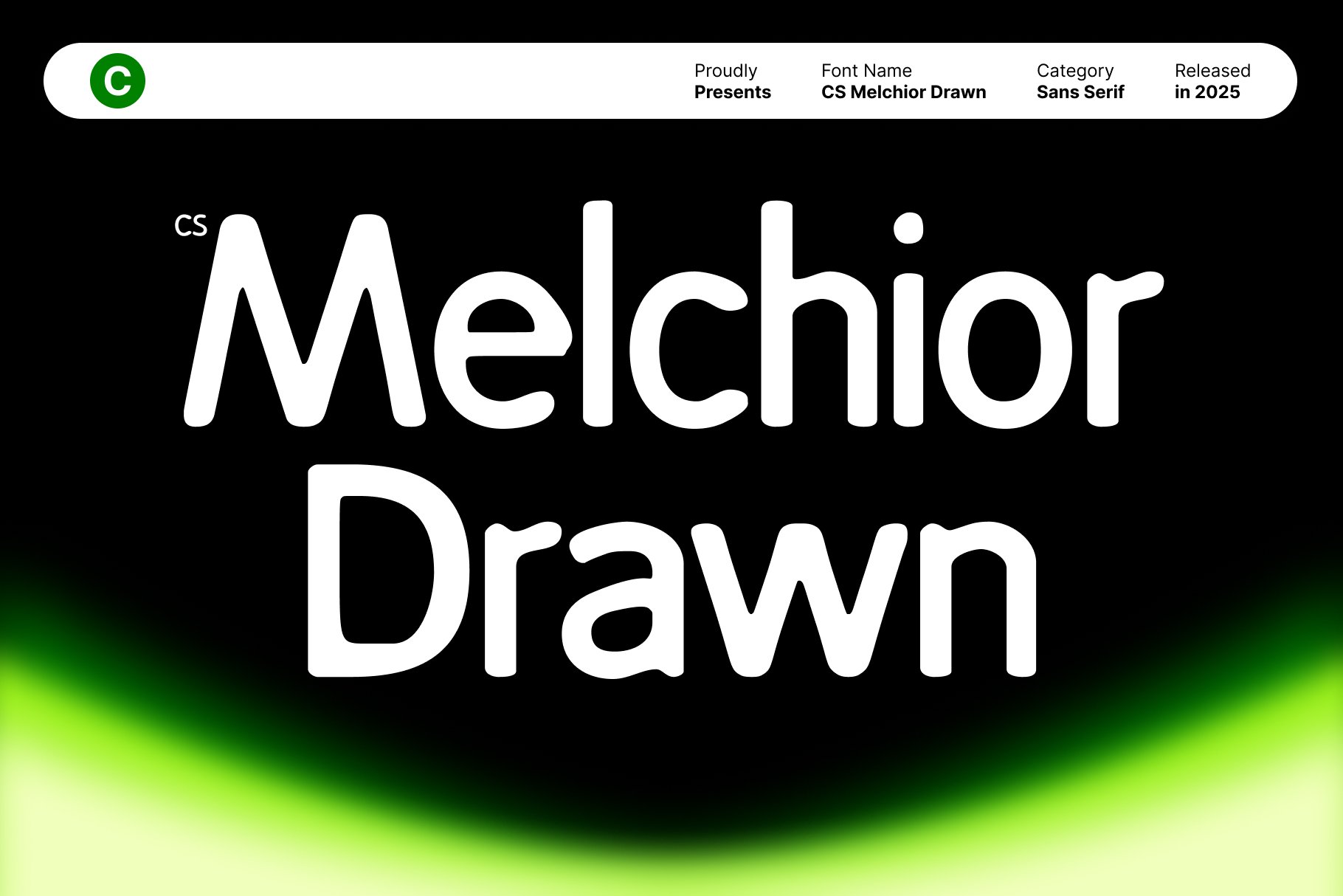 CS Melchior Drawn – Clean Contemporary Sans Serif Font