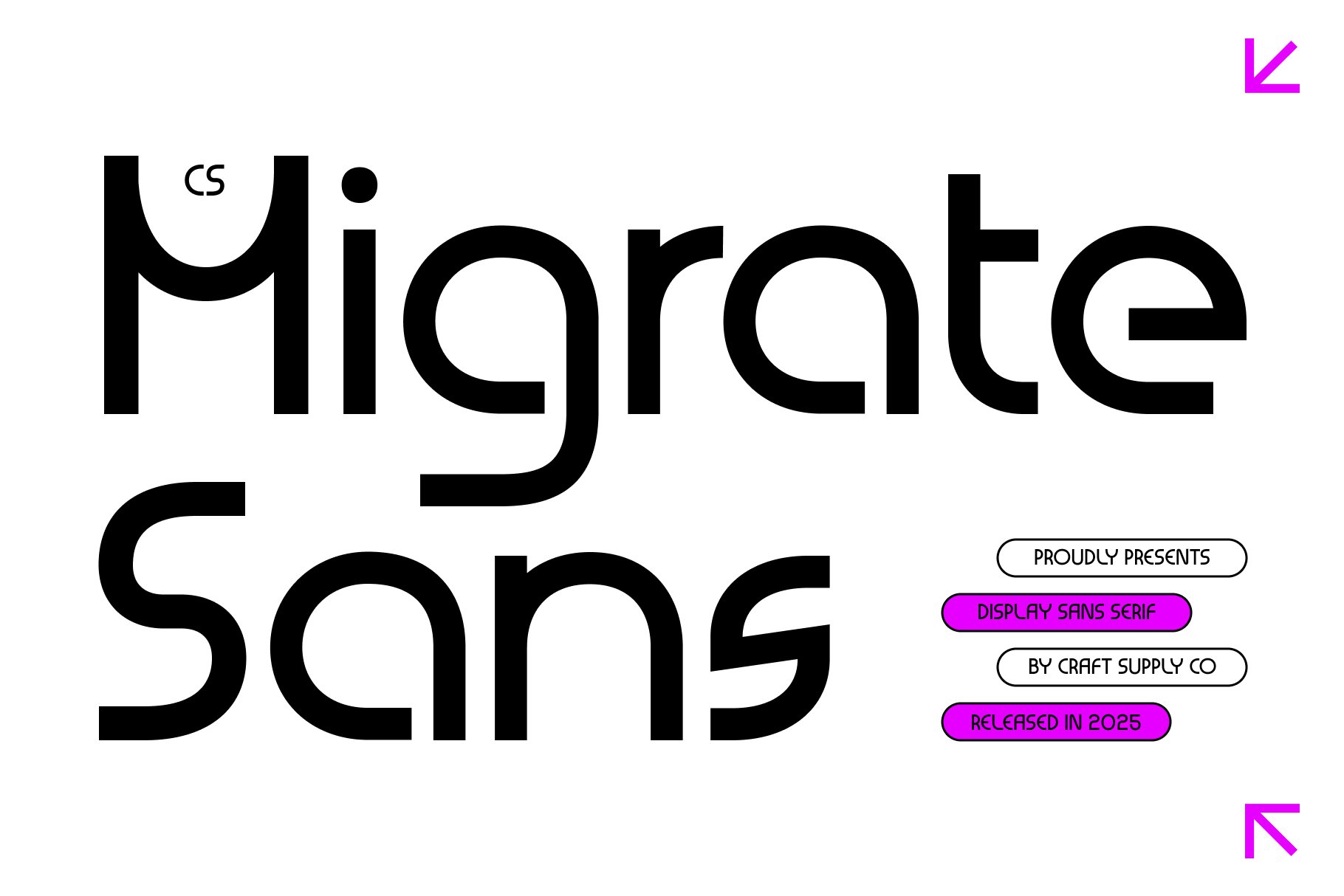 CS Migrate – Bauhaus-Inspired Display with Modern Geometry