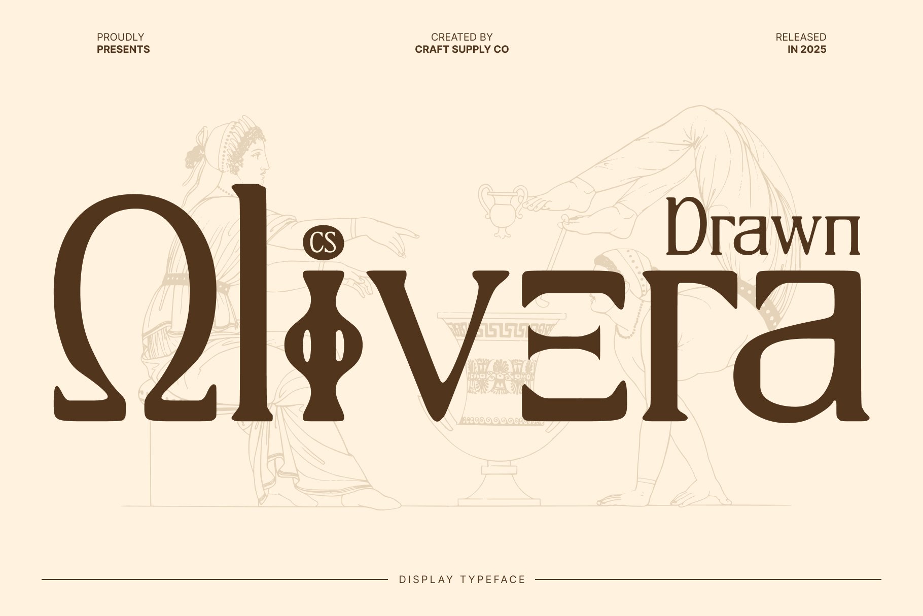 CS Olivera Drawn – Elegant Greek-Inspired Serif Font