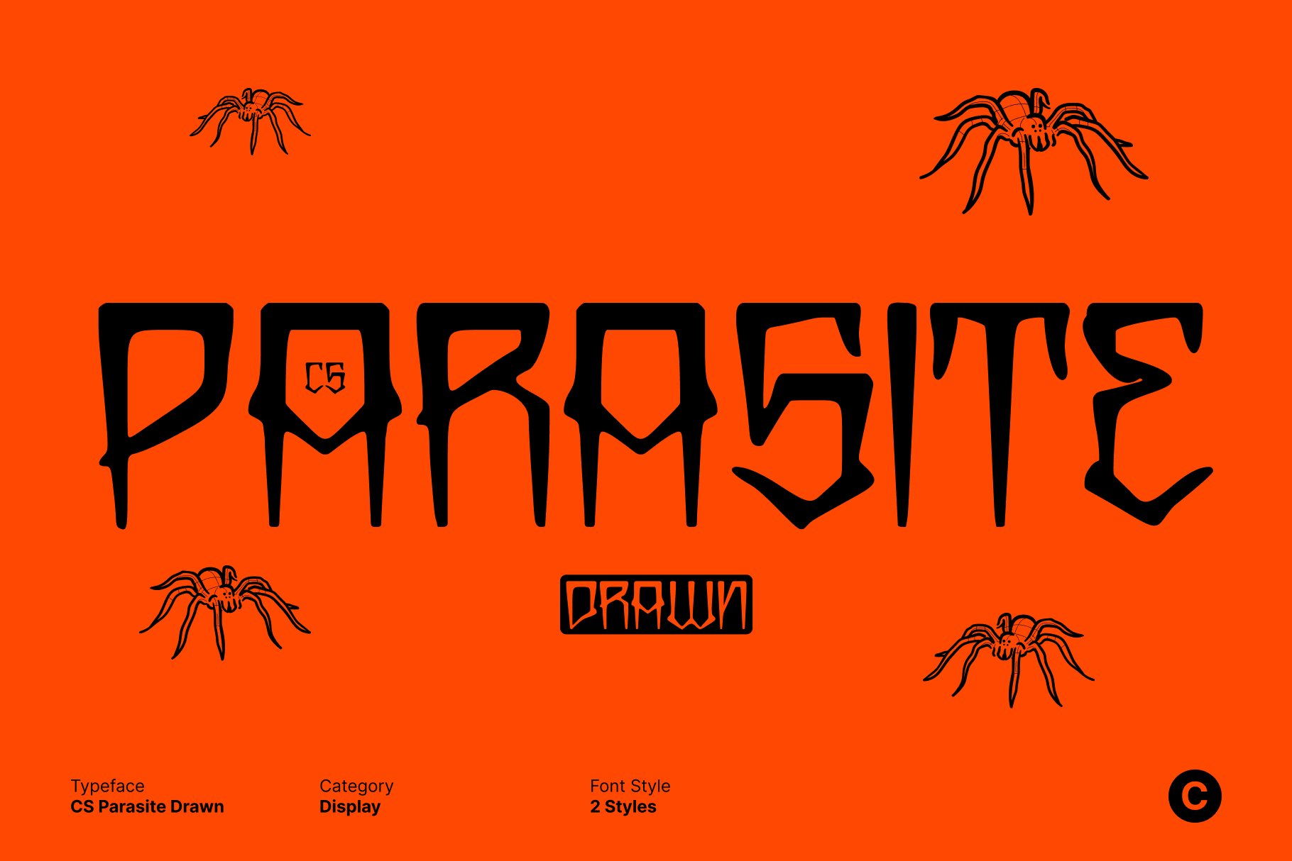 CS Parasite Drawn – Chicano Graffiti Font with Funky Energy