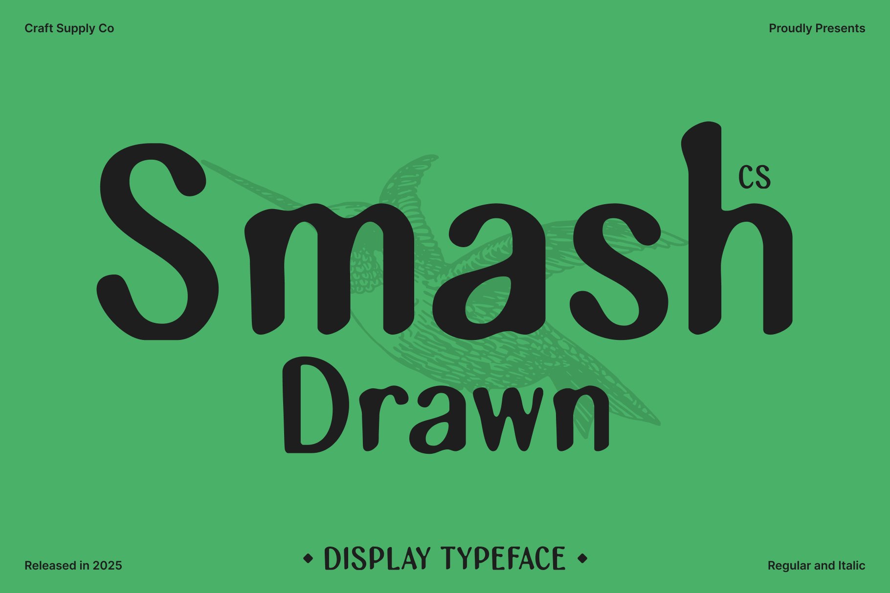 CS Smash Drawn – Clean Hand-Drawn Sans Serif Font