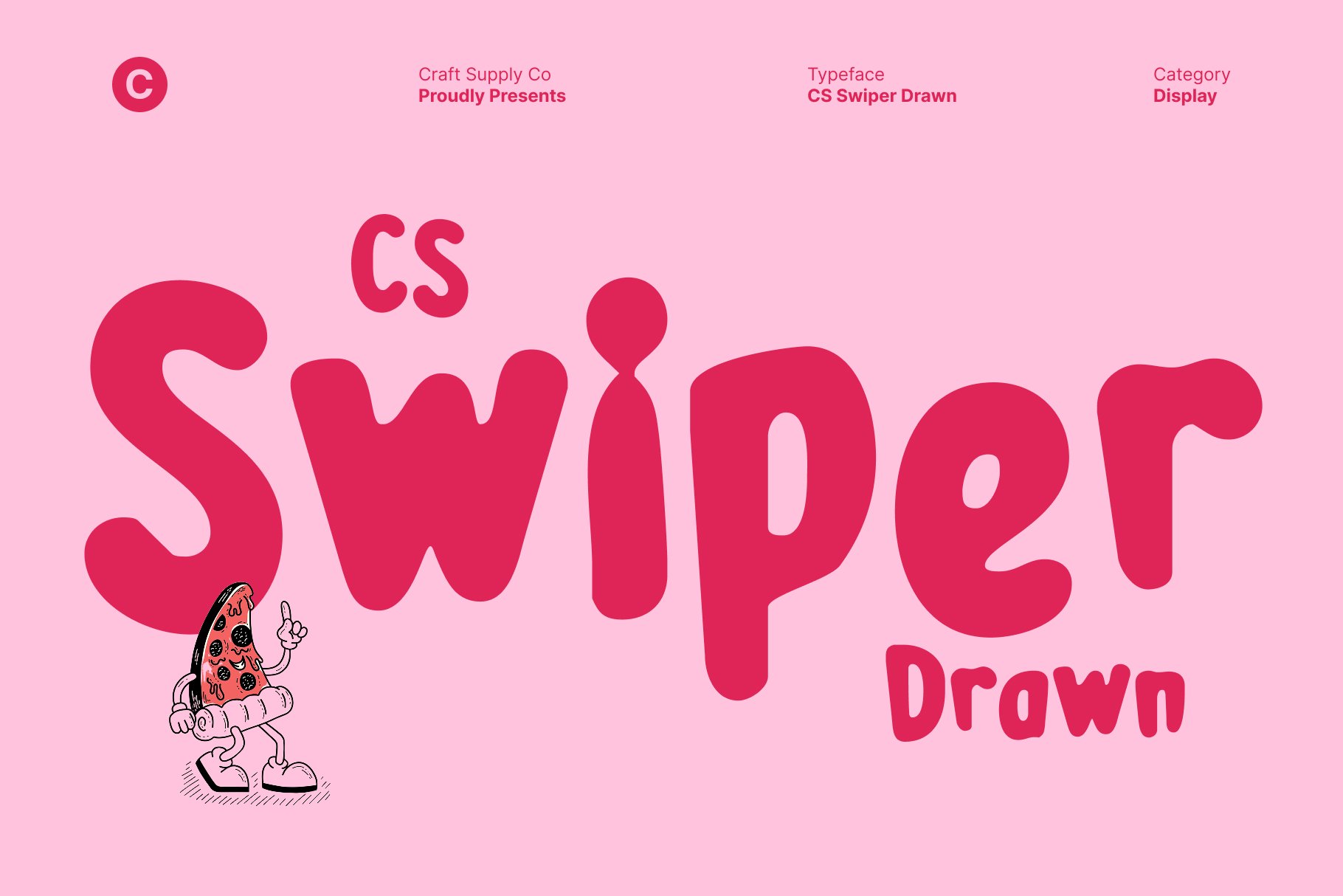 CS Swiper Drawn – Cute Hand-Drawn Font with Playful Style