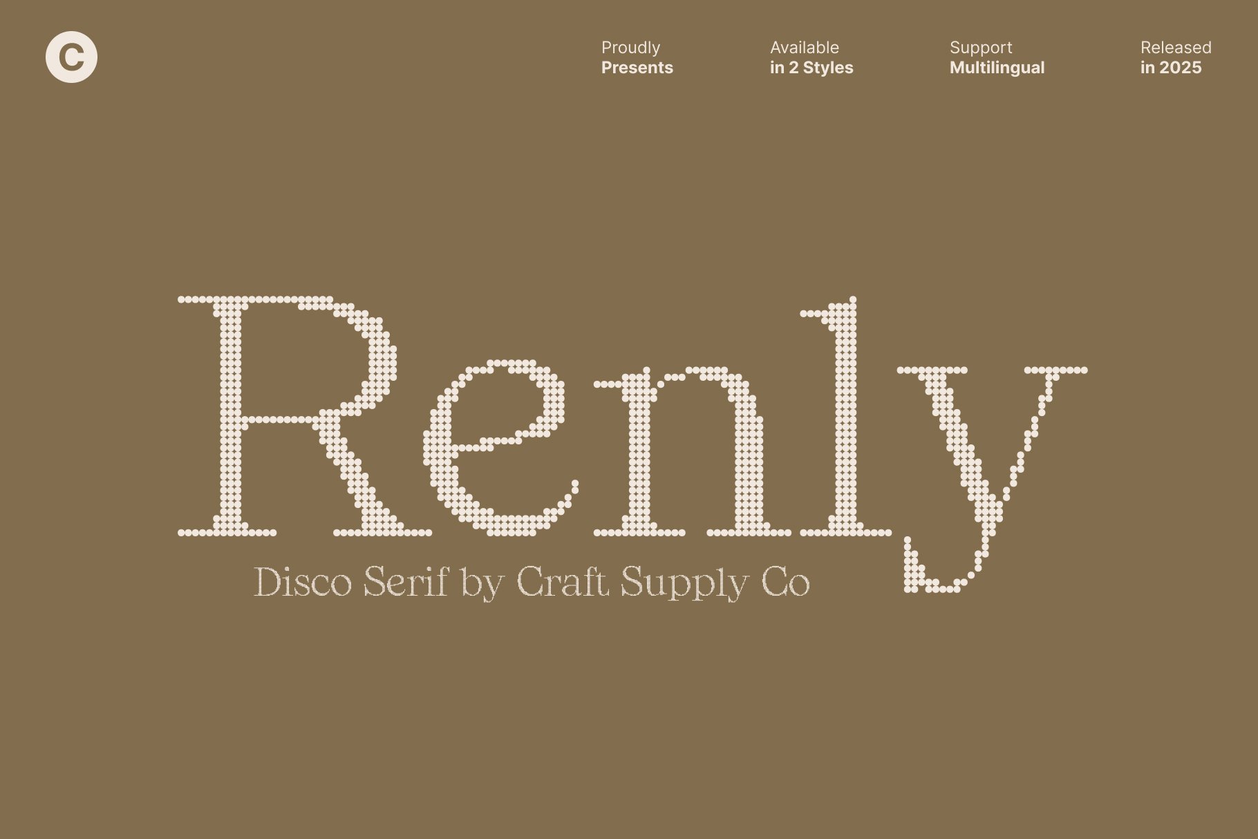 Renly Disco – Elegant Modern Serif with Disco Flair