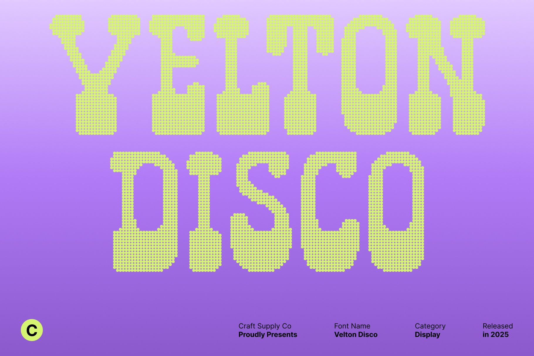 Velton Disco – Retro Reverse Contrast Display Font for Funky