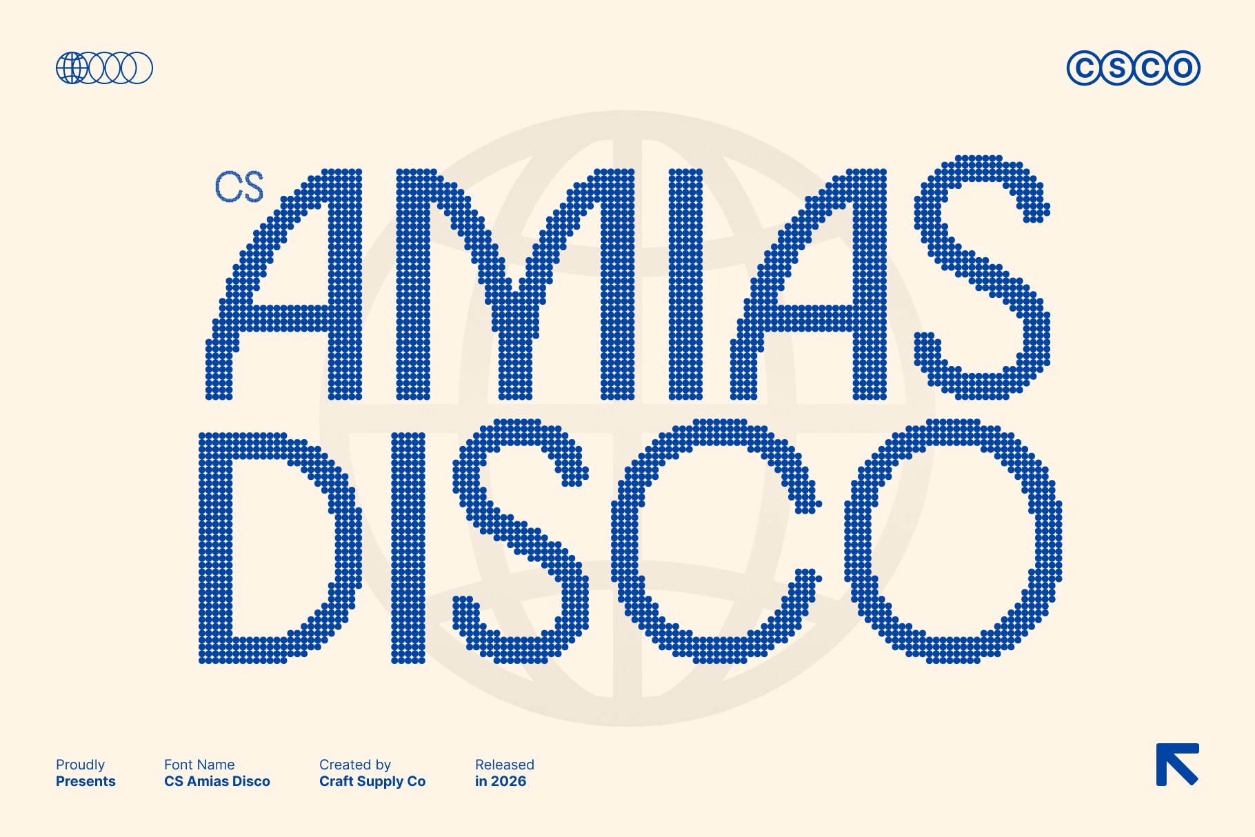 CS Amias Disco – Modern Geometric Disco Sans Serif