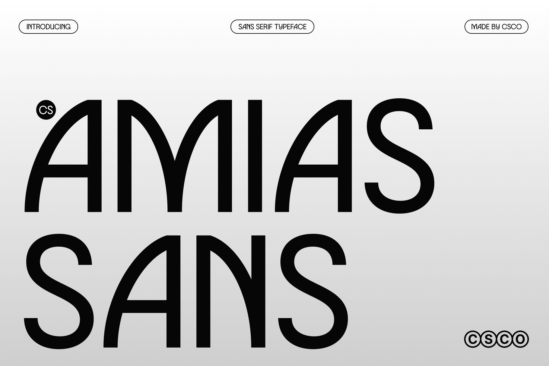 CS Amias – Modern Minimalist Sans Serif Font