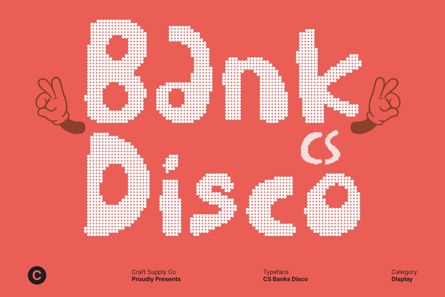 CS Banks Disco – Playful Hand-Drawn Display Font